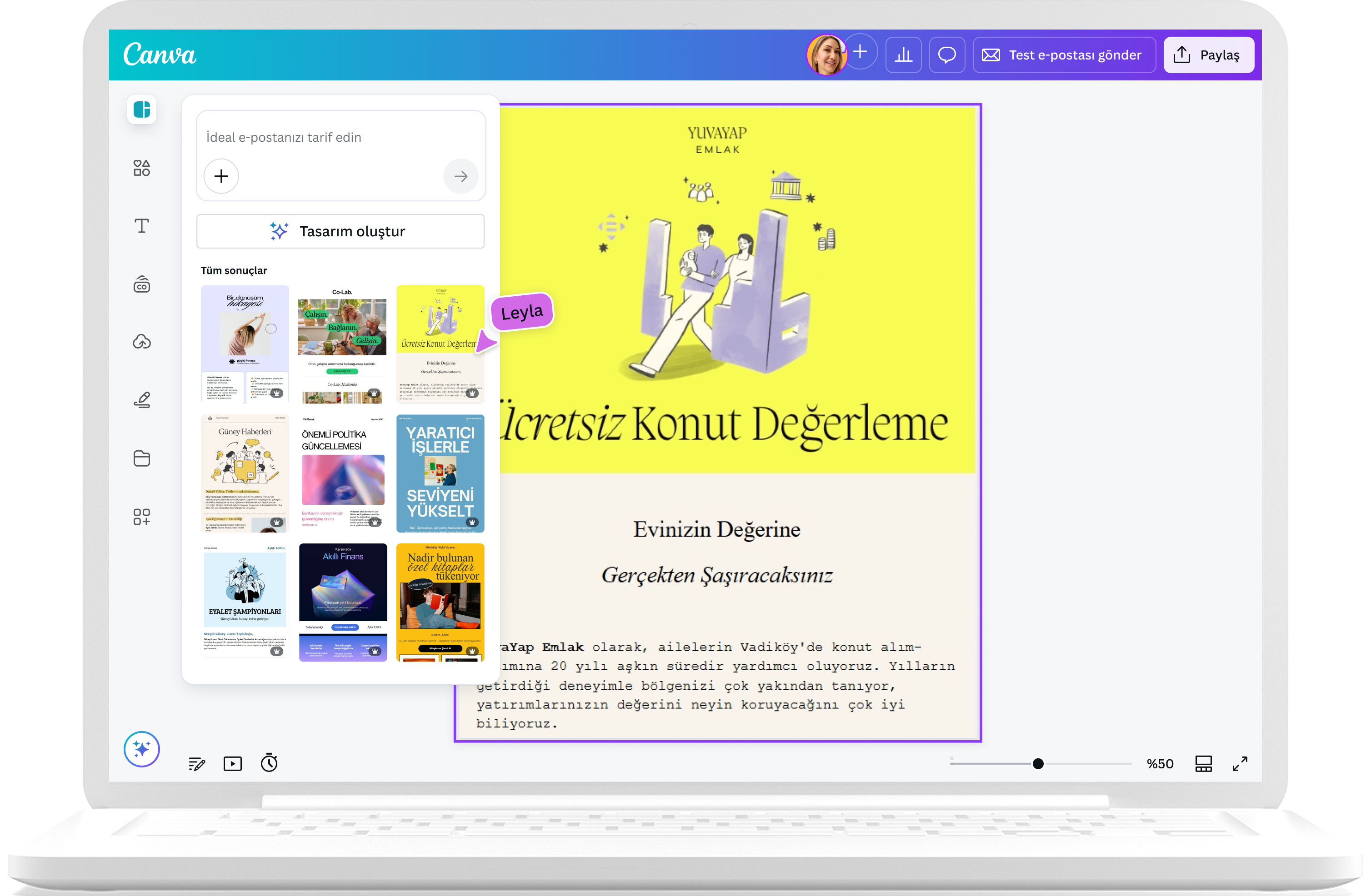 E-posta tasarım aracı: Ücretsiz harika e-postalar tasarlayın | Canva