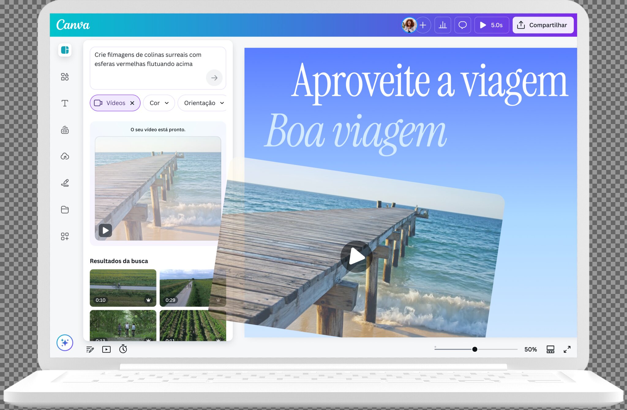 AI Video Editor - Cria & Edita vídeos com AI | Canva