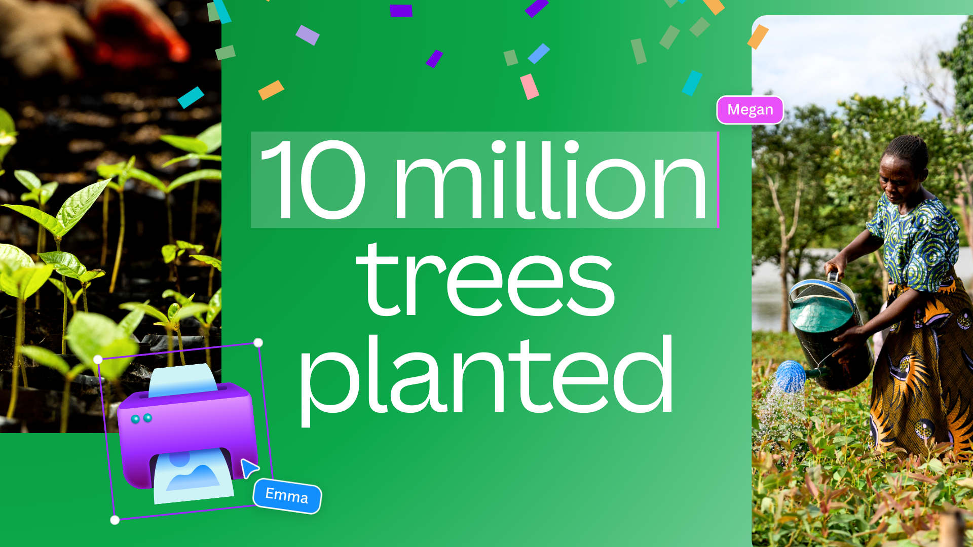 Celebrating 10 million trees planted through One Print, One Tree