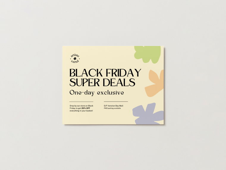 Landscape Black Friday Flyers | Design & Print with Canva