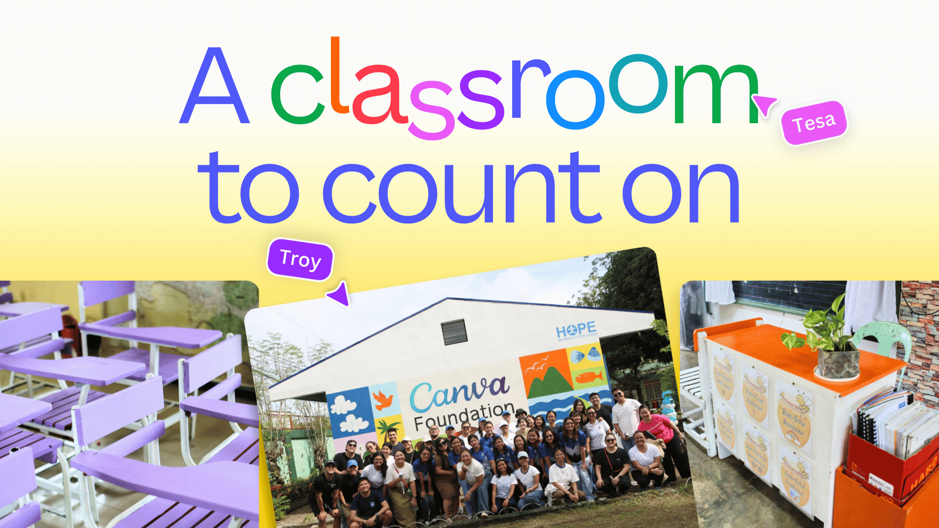A classroom to count on: How we helped rebuild two schools after ...