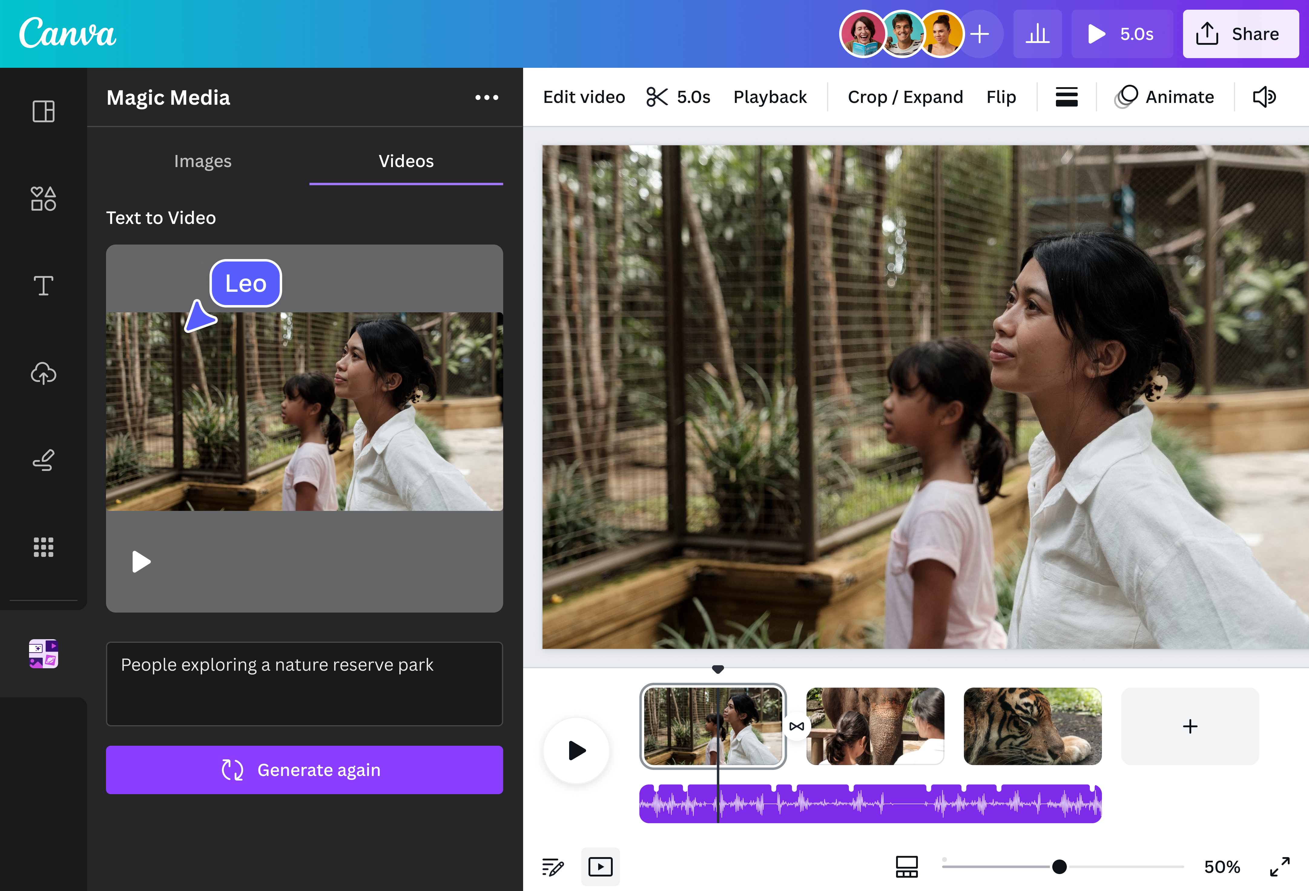 Tạo video bằng AI | Biến văn bản thành video ấn tượng | Canva