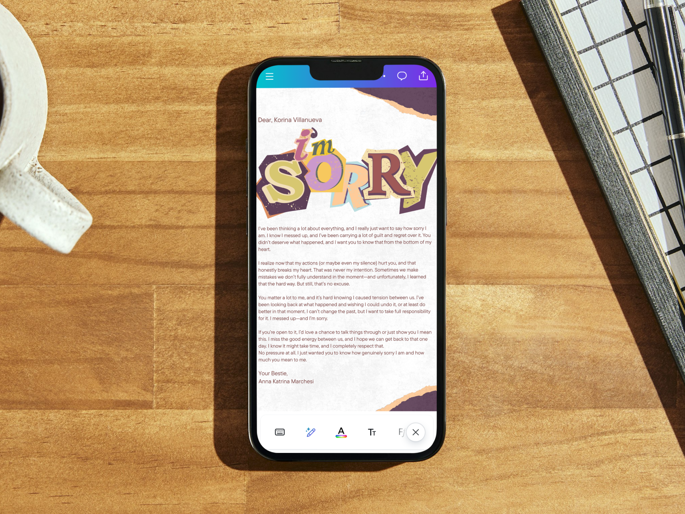 How to write an apology letter (Examples and templates) | Canva