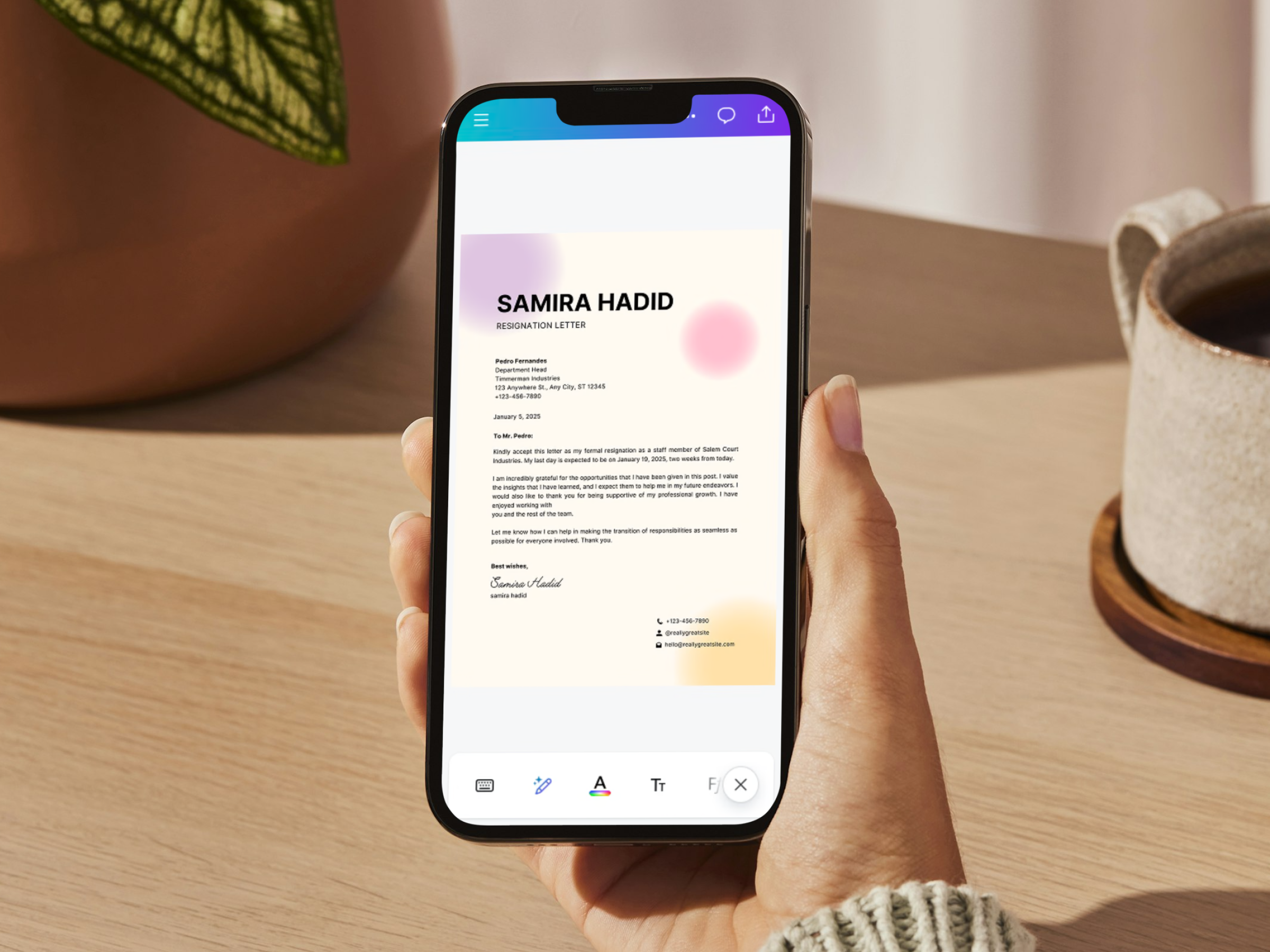 Relieving letter: How to write + free templates | Canva