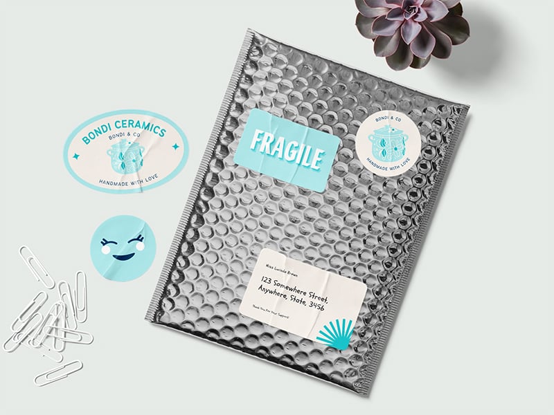 Custom Labels & Stickers | Label Printing Services | Canva