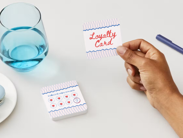 Design and print loyalty cards online | Canva