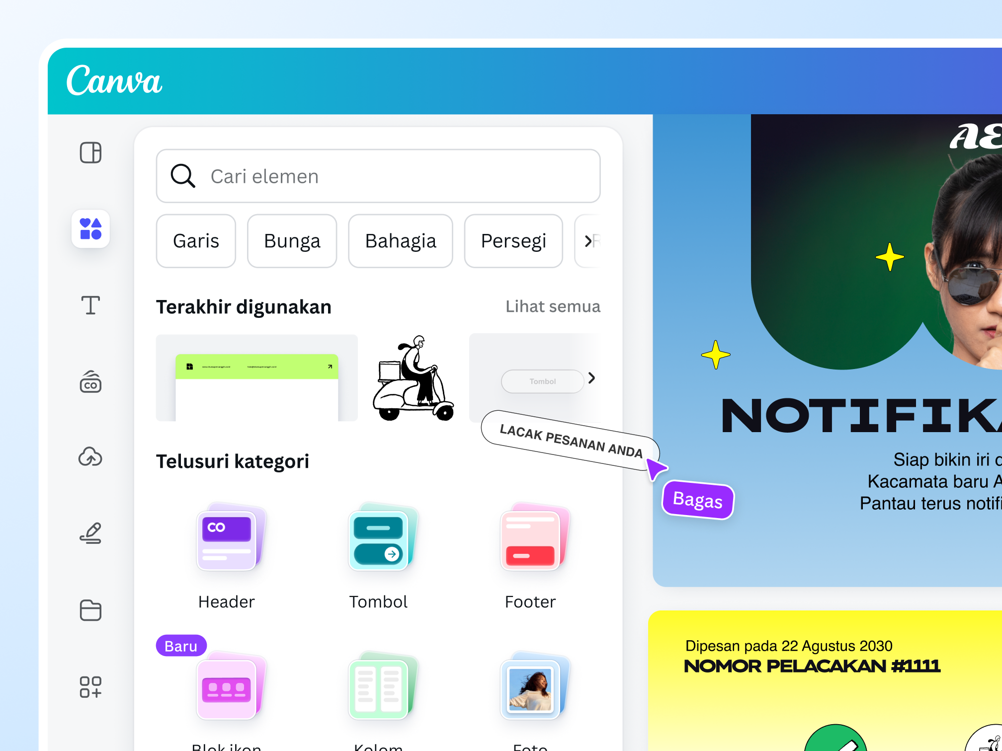 Pembuat desain email online gratis | Canva