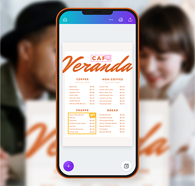 Design & print restaurant & takeout menus online | Canva