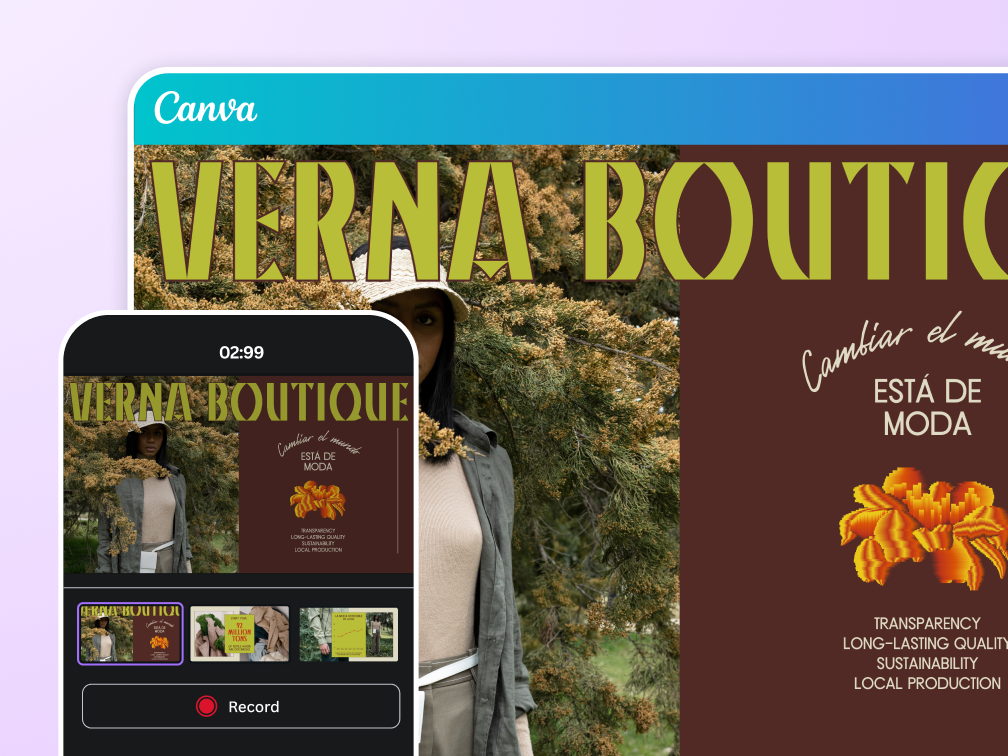 Capture vidéo : screen recorder gratuit en ligne | Canva
