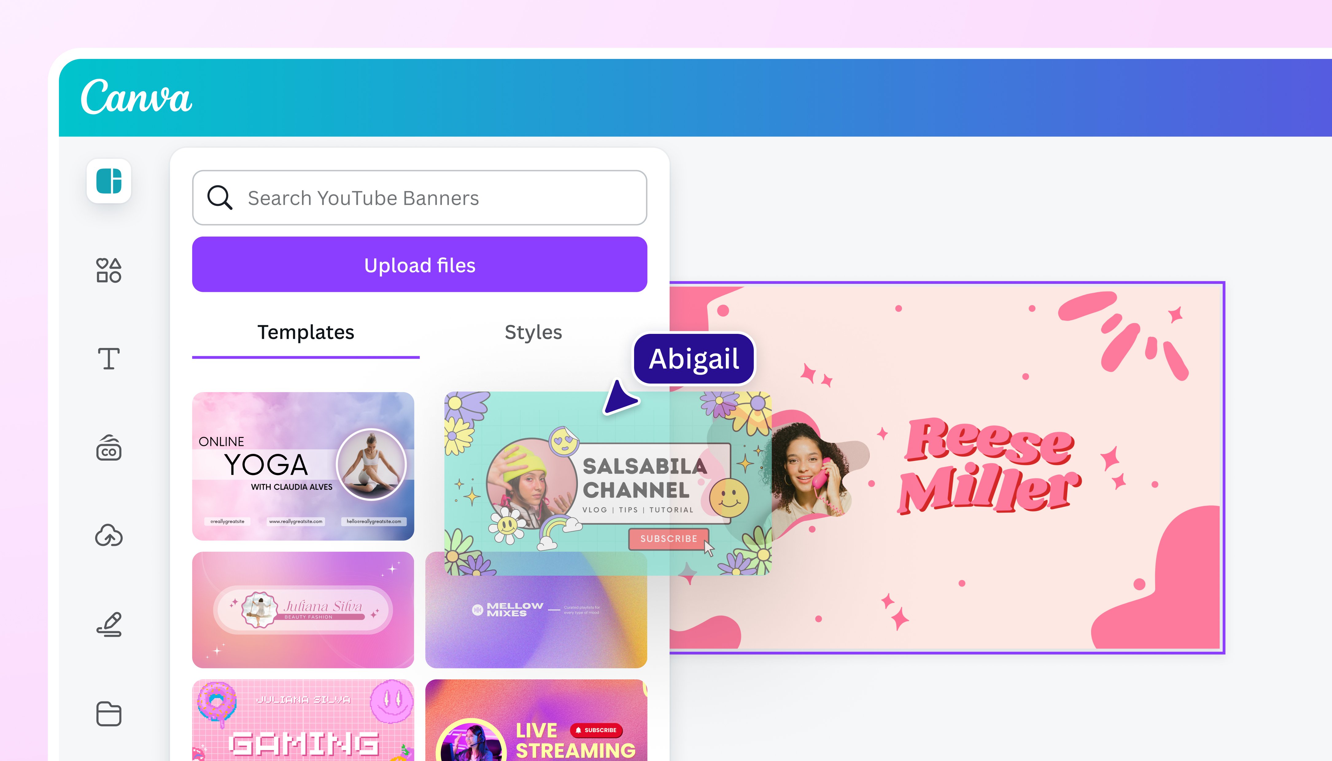 YouTube Banner Maker With Awesome Layouts - Canva