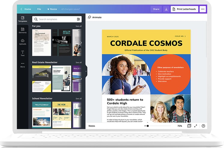 Free Online Newsletter Design and Publishing Platform | Canva