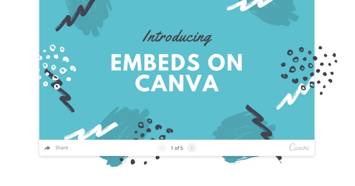 Embed your Canva designs anywhere on the Web