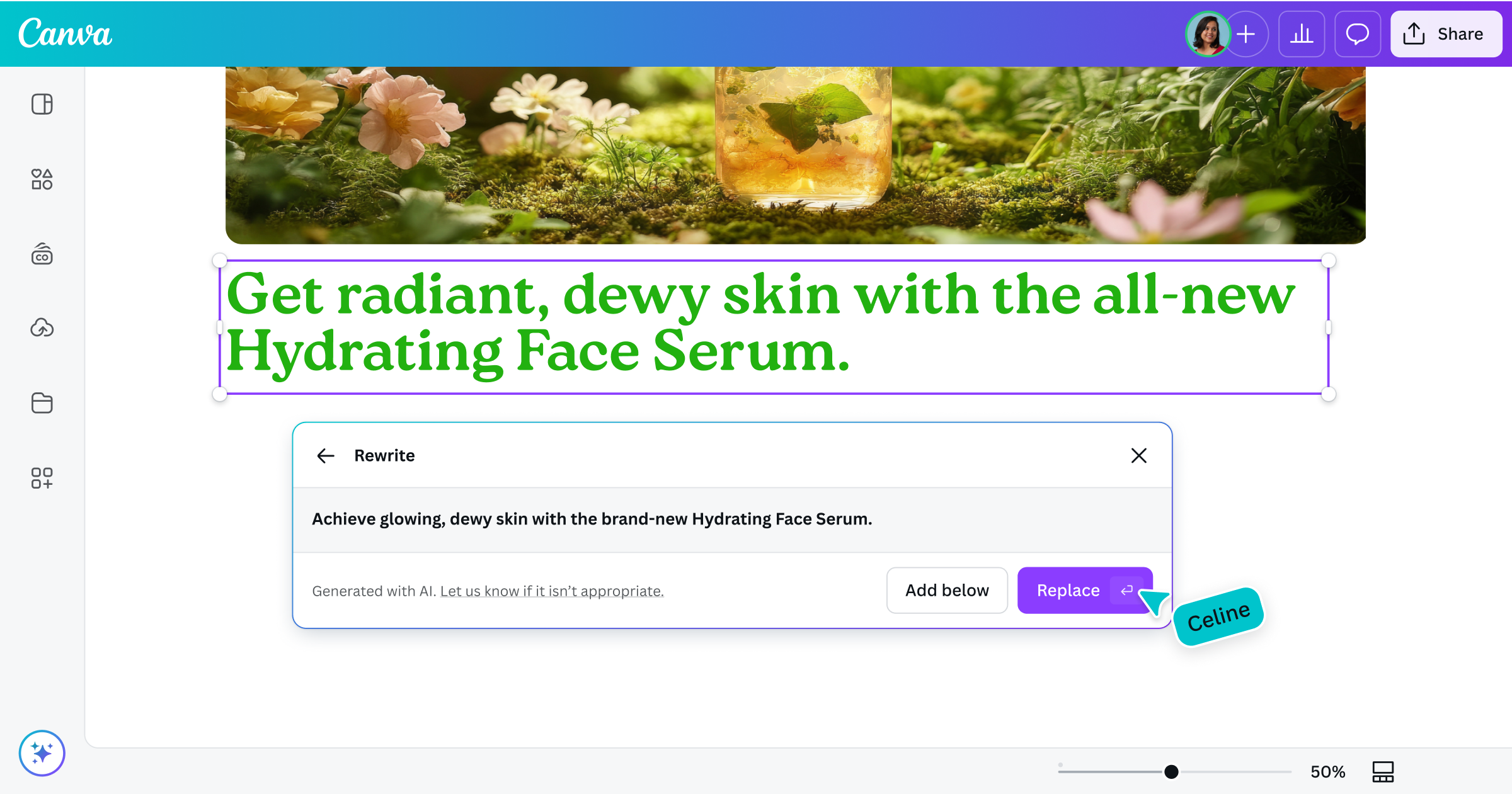 Sentence Rewriter: Rewrite Your Sentences With AI | Canva