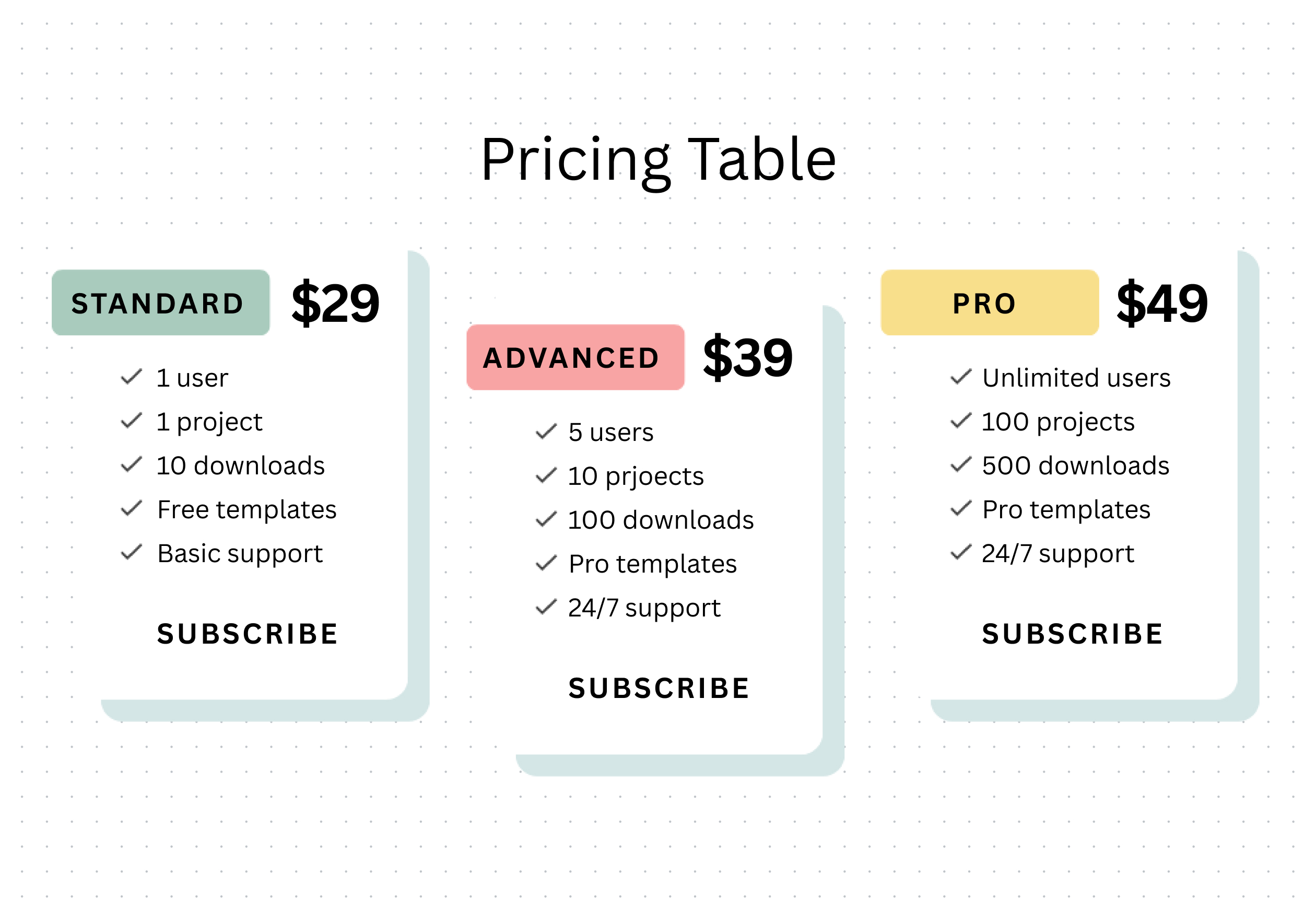 Create a Comparison Chart Online (Free Examples) | Canva