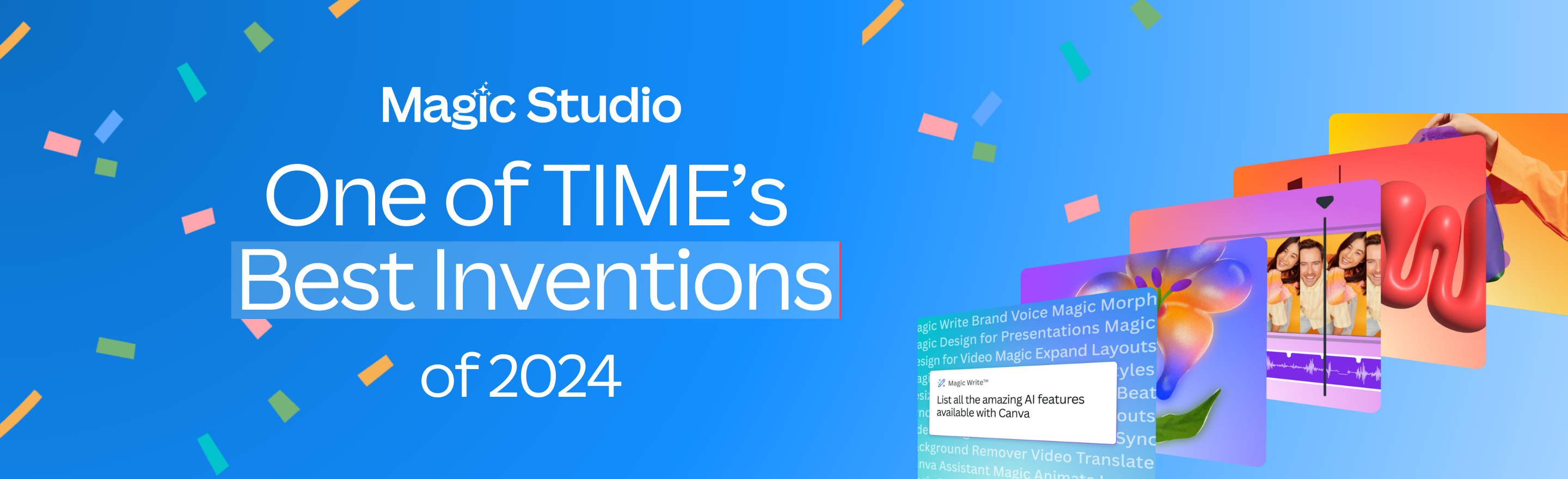 Canva Magic Studio named one of TIME's 2024 Best Inventions