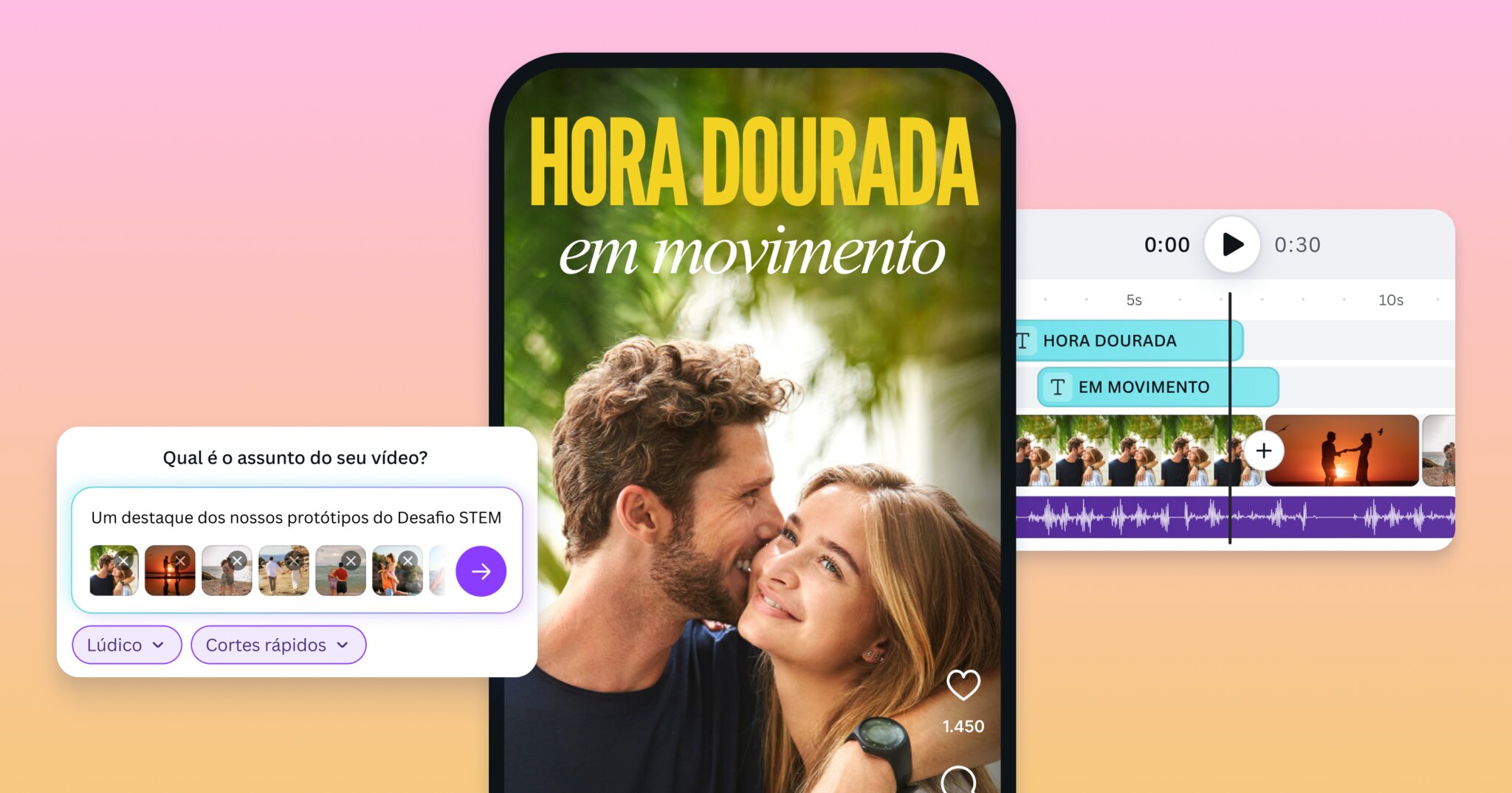 AI Video Editor - Cria & Edita vídeos com AI | Canva