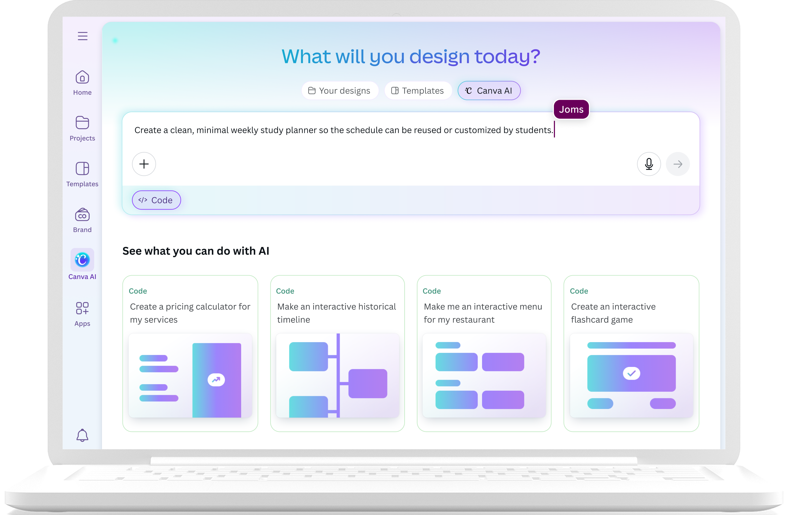 Free Study Planner: Build Custom Study Schedules with AI | Canva Code