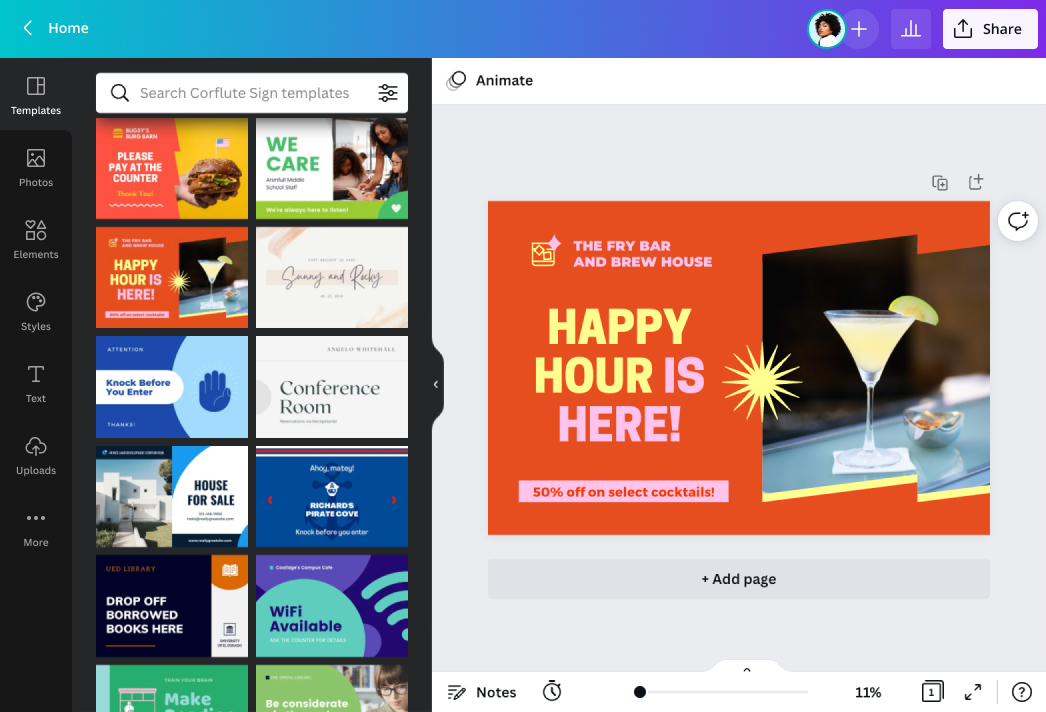 ทำป้าย ออกแบบง่ายๆ แค่ลากวางที่ Canva