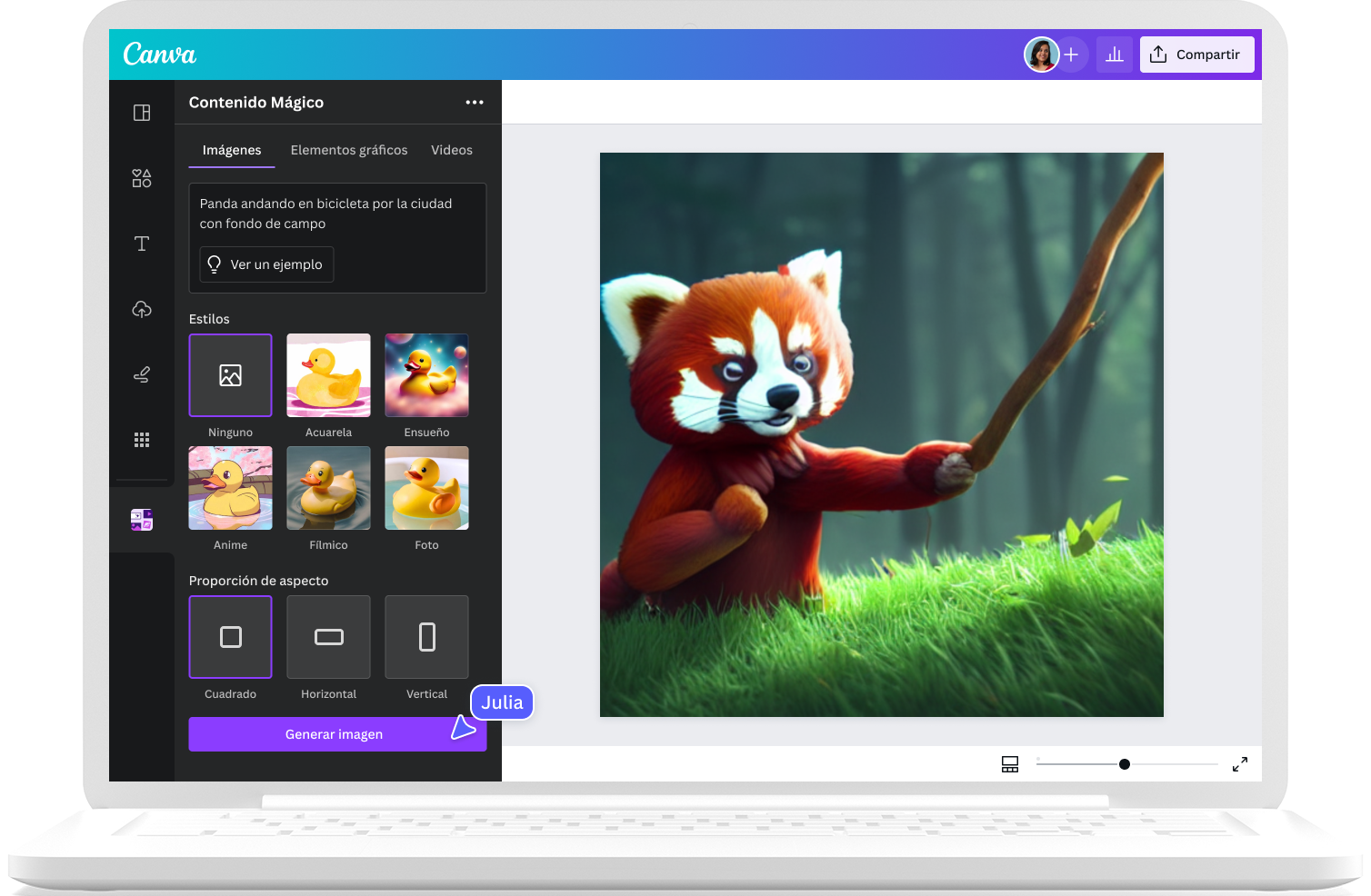 IA para crear imágenes: Generador gratis y fácil de usar | Canva