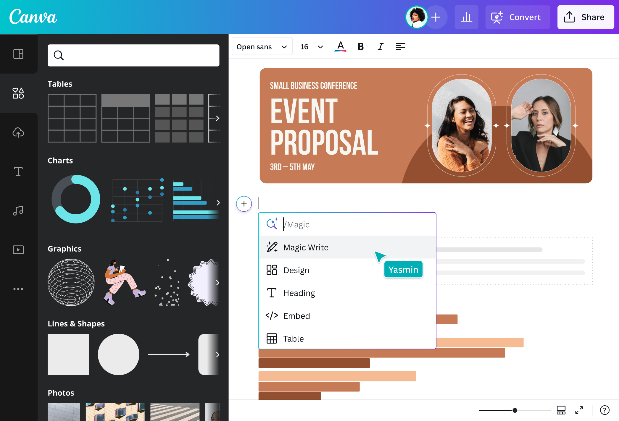 Free Event Proposal Maker - Create an Event Proposal | Canva
