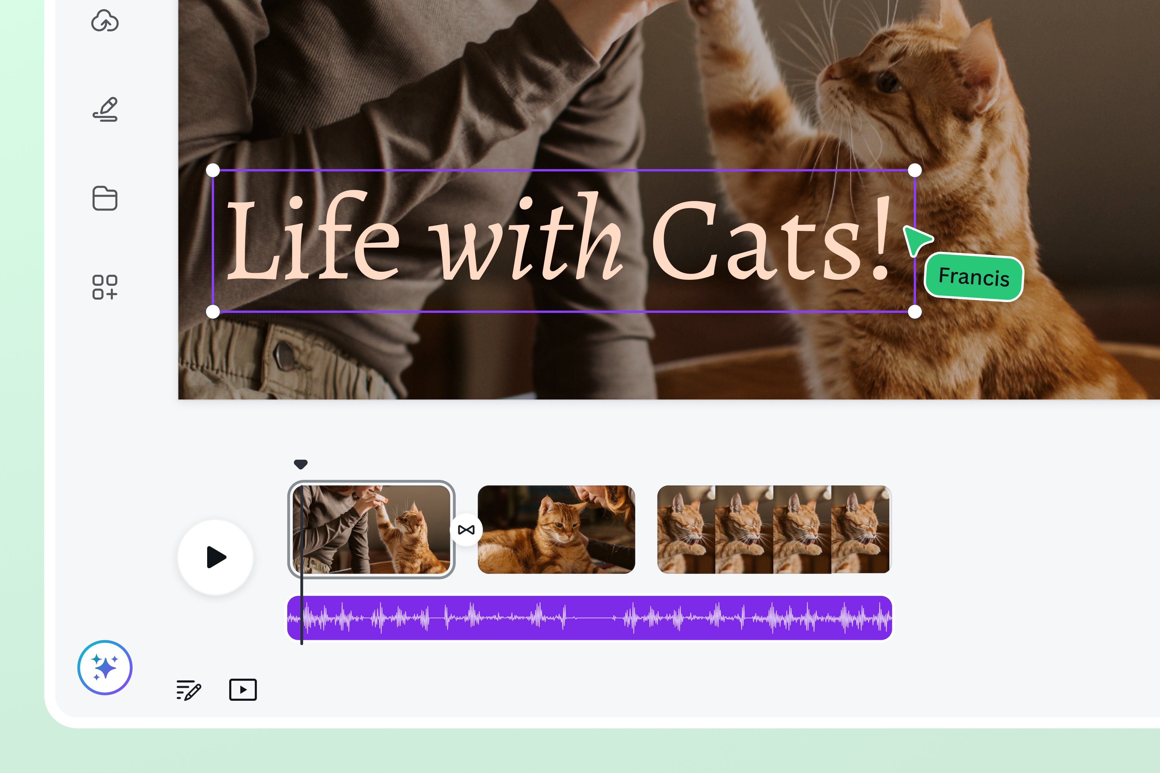 D’audio à vidéo : convertisseur MP3 en MP4 gratuit en ligne | Canva