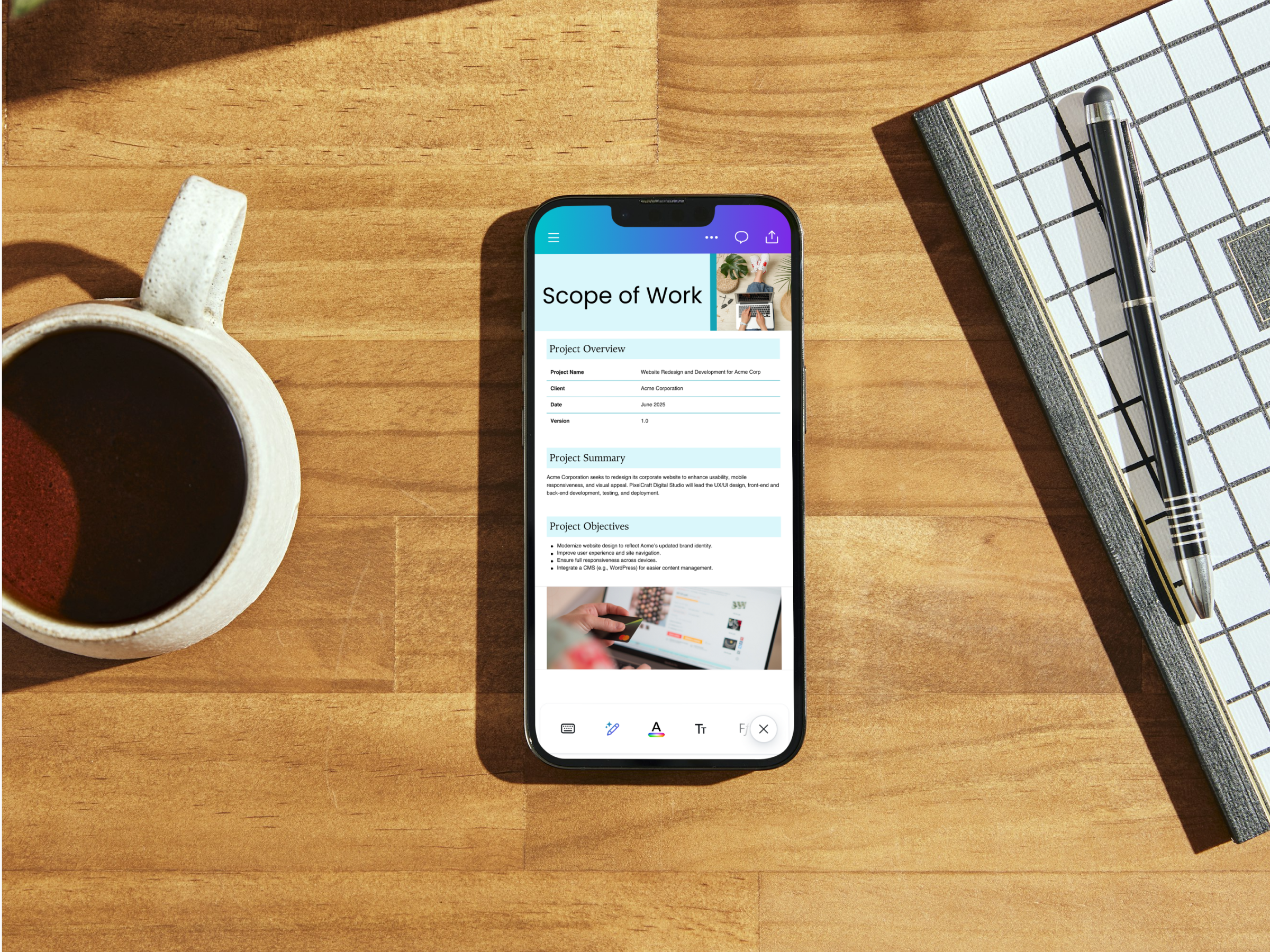 Como escrever um escopo de trabalho: significado, exemplos, modelos | Canva