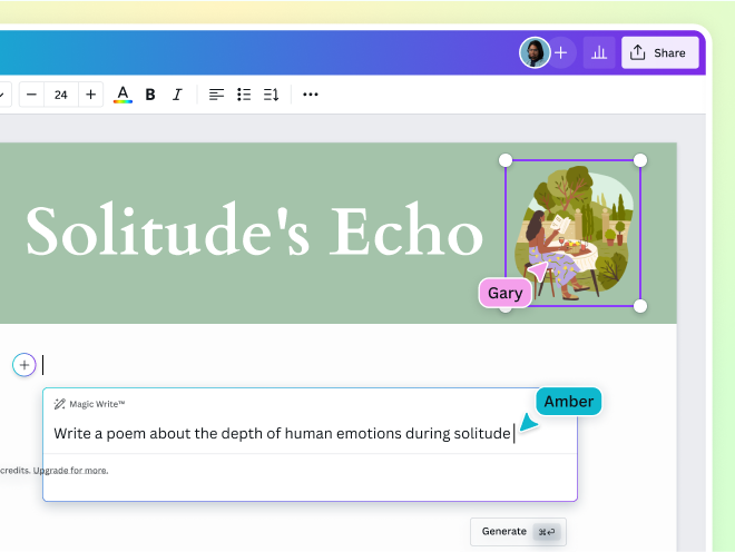 Online Poem Generator - AI Poem Maker | Canva