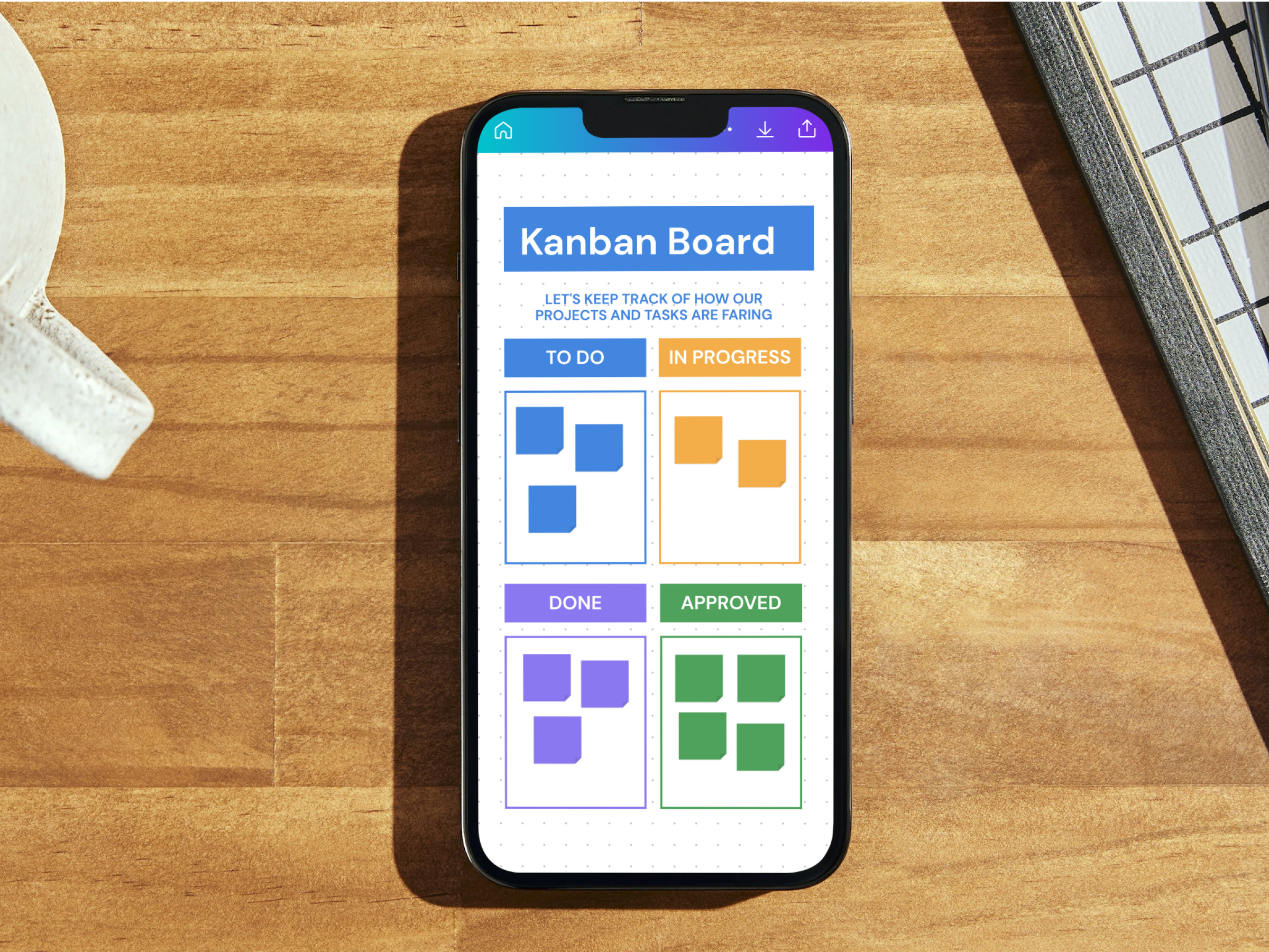Hướng dẫn tạo Bảng Kanban Online: Mẫu miễn phí & Mẹo | Canva