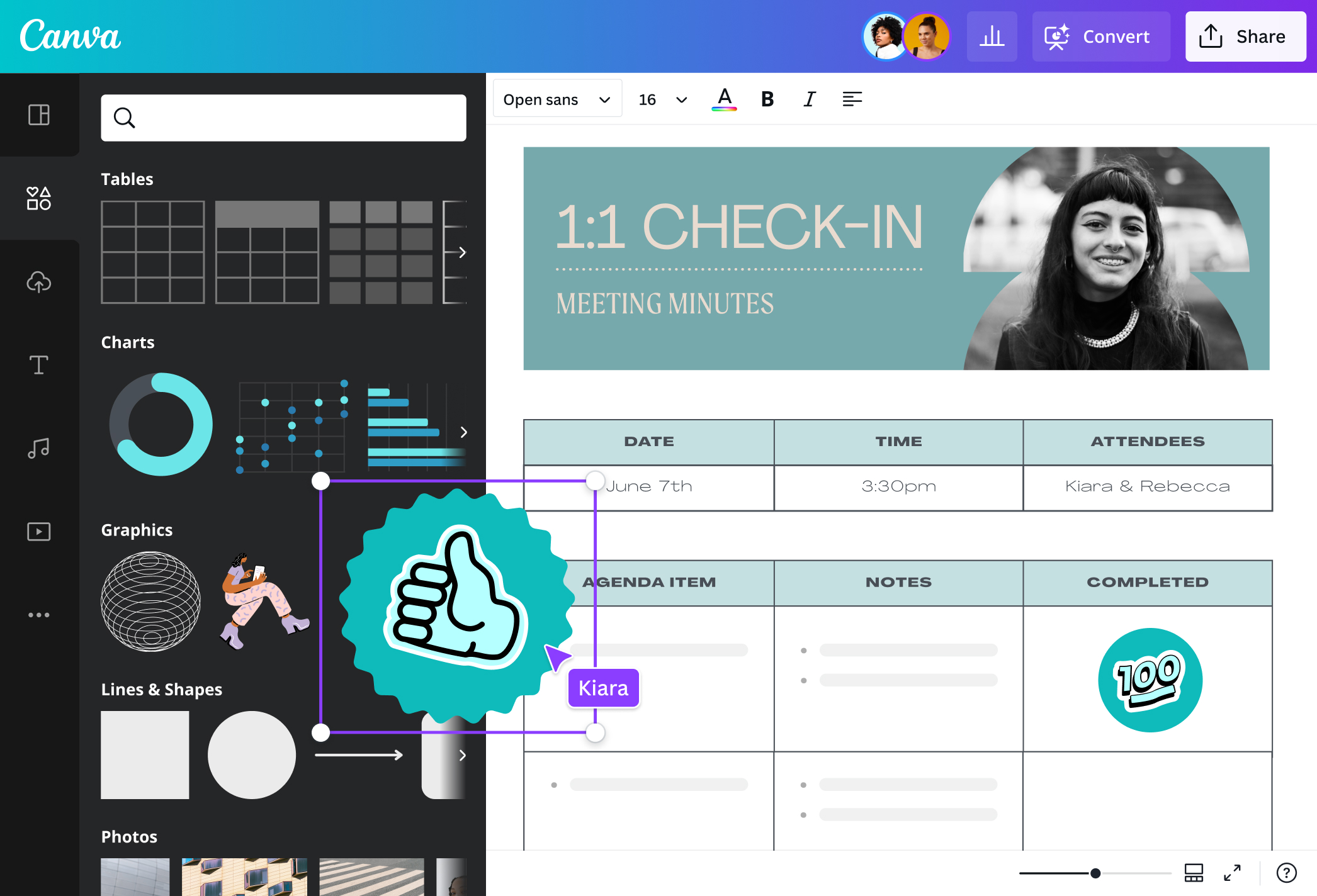 Membuat Notulen Rapat Online Gratis | Canva