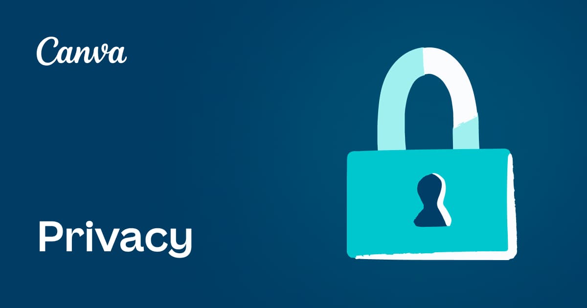 Canva – Sikkerhed og rettigheder – Privatliv