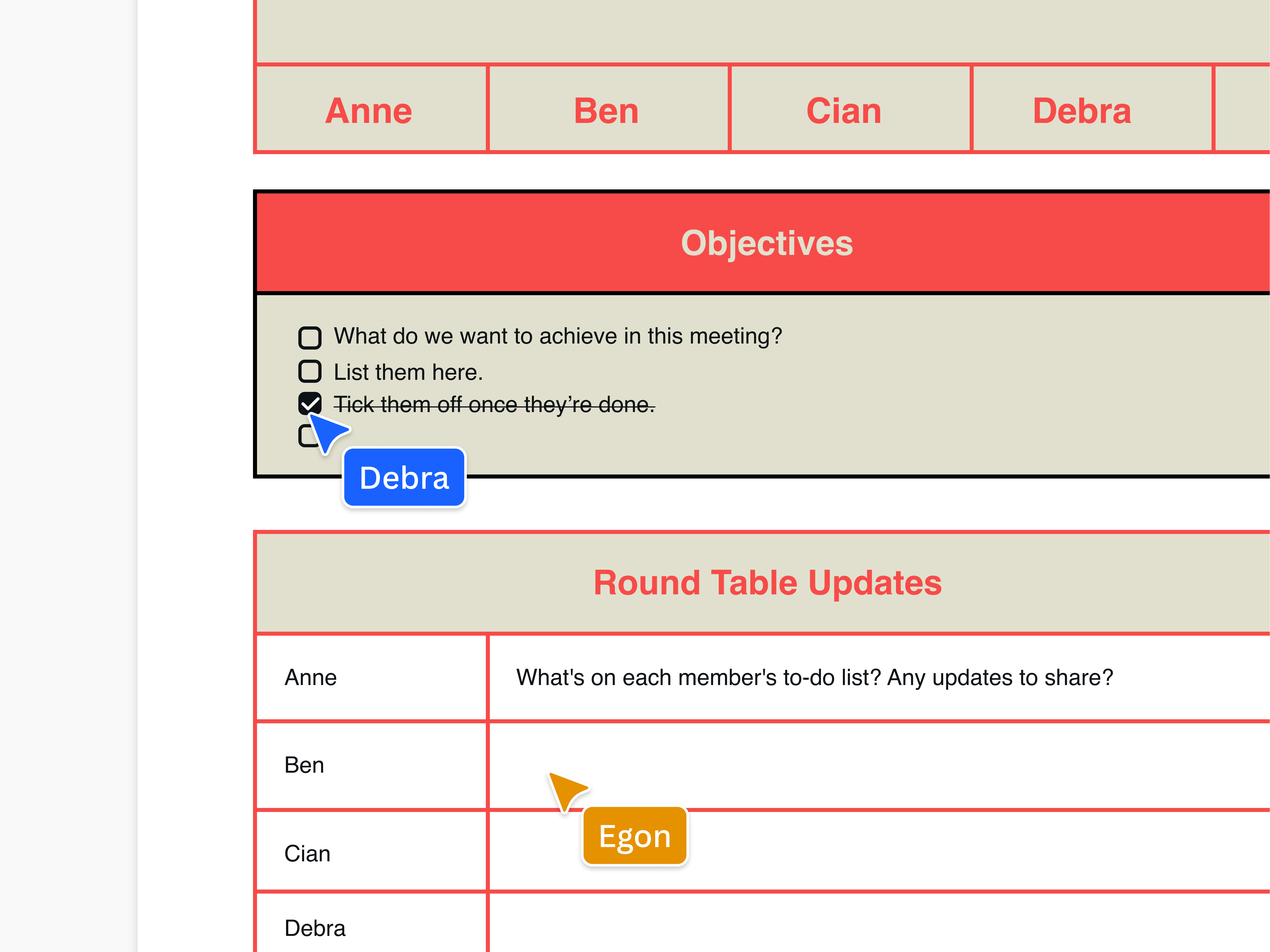 Cara Membuat Agenda Rapat (Contoh dan Tips) | Canva