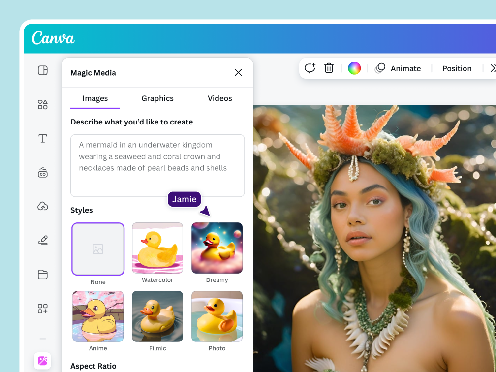 AI-Fantasy-Character-Creator | Fantasy-Avatar erstellen | Canva