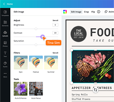 Design & print restaurant & takeout menus online | Canva