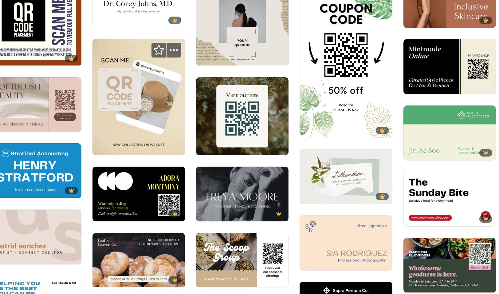 QRコードでデザインを無料で作成！ | Canva