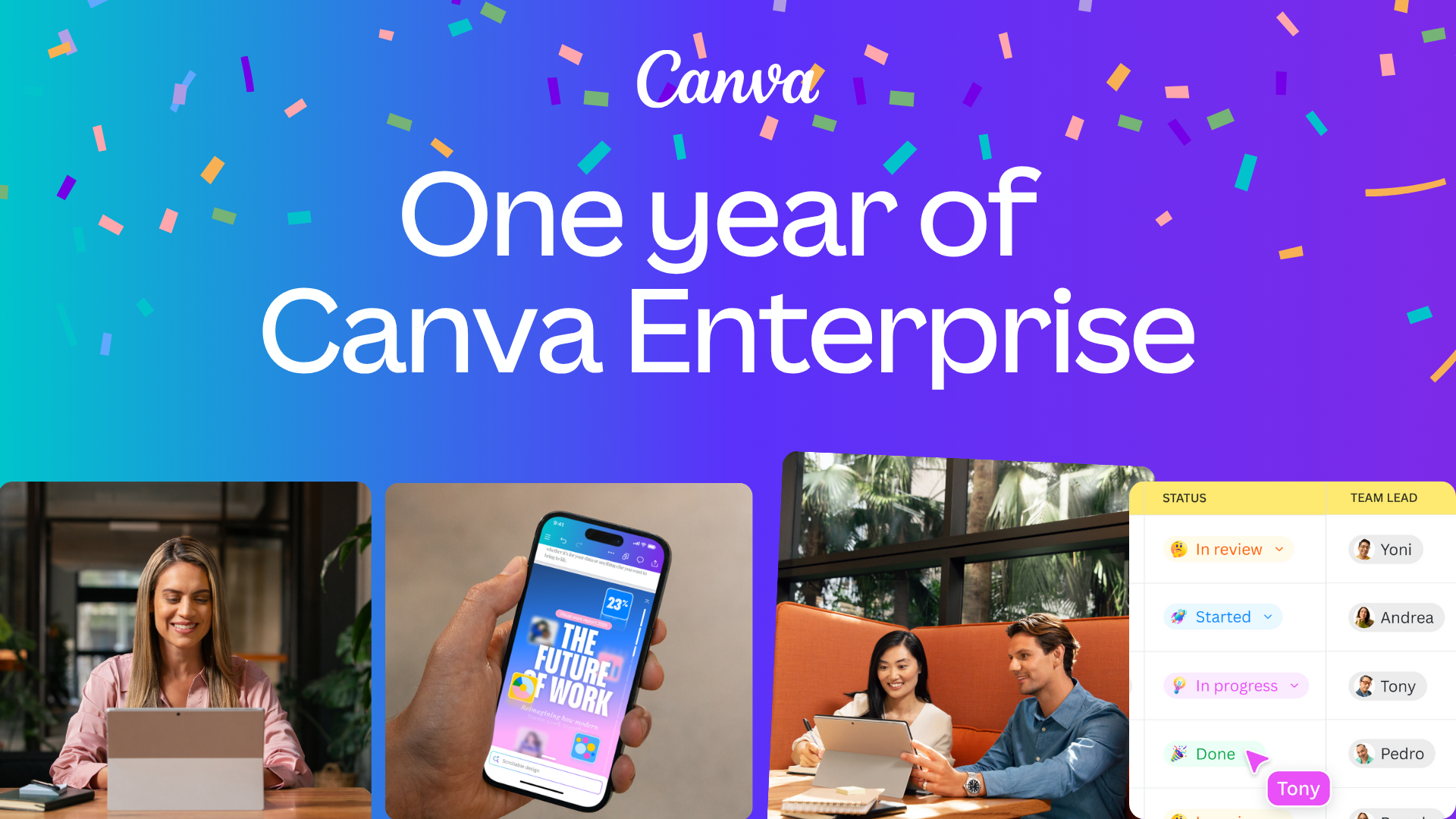 One year of Canva Enterprise: Powering the world’s leading brands