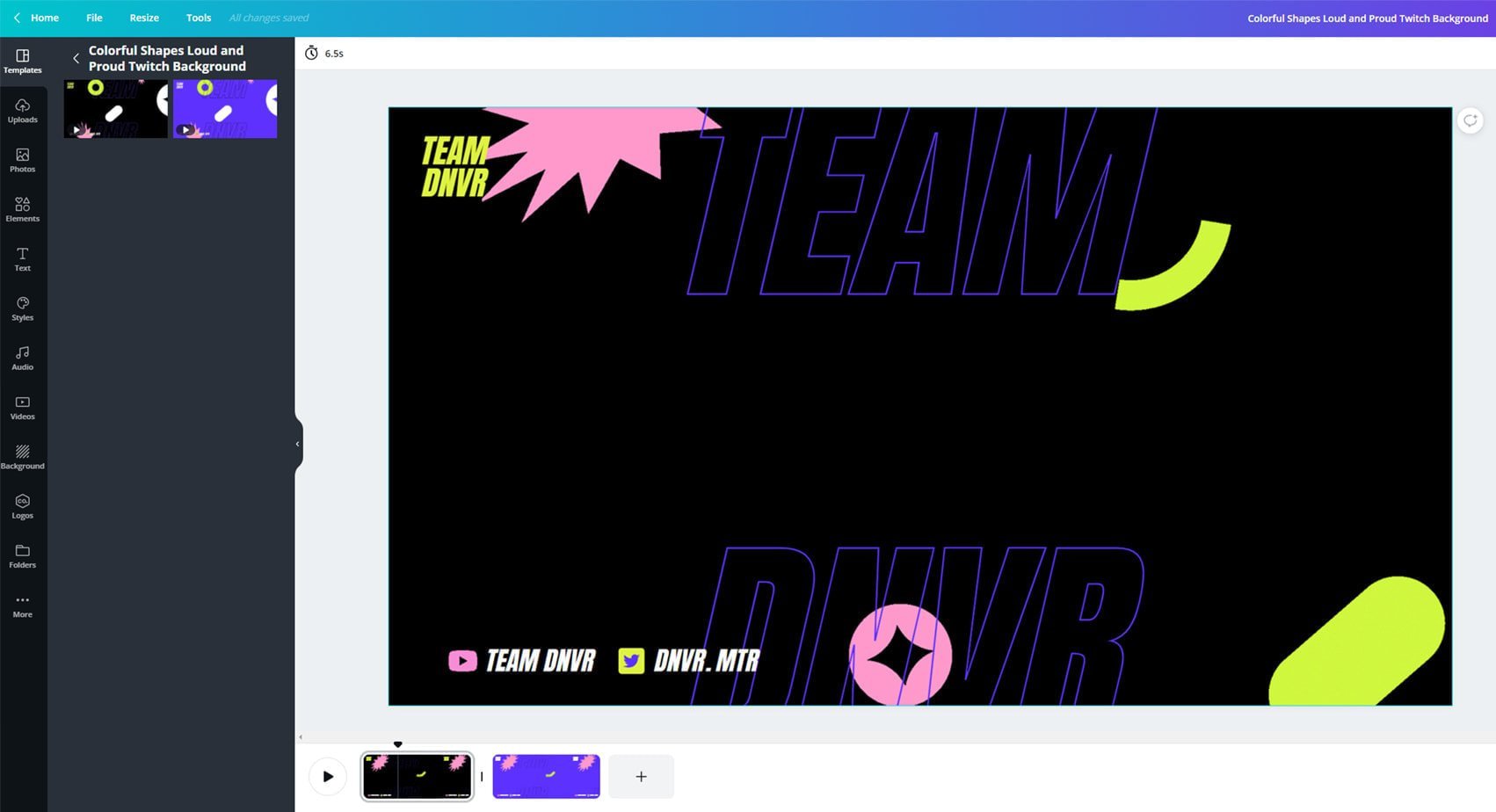 Editor online gratuito de overlays para Twitch | Canva