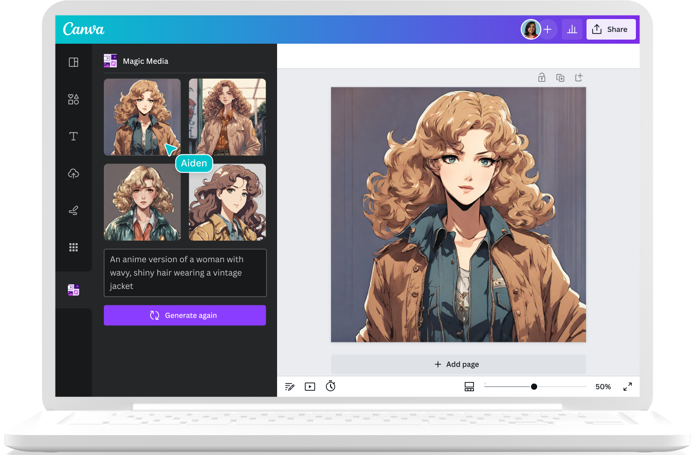 Free Anime AI Generator - Online Text to Anime Art App - Canva