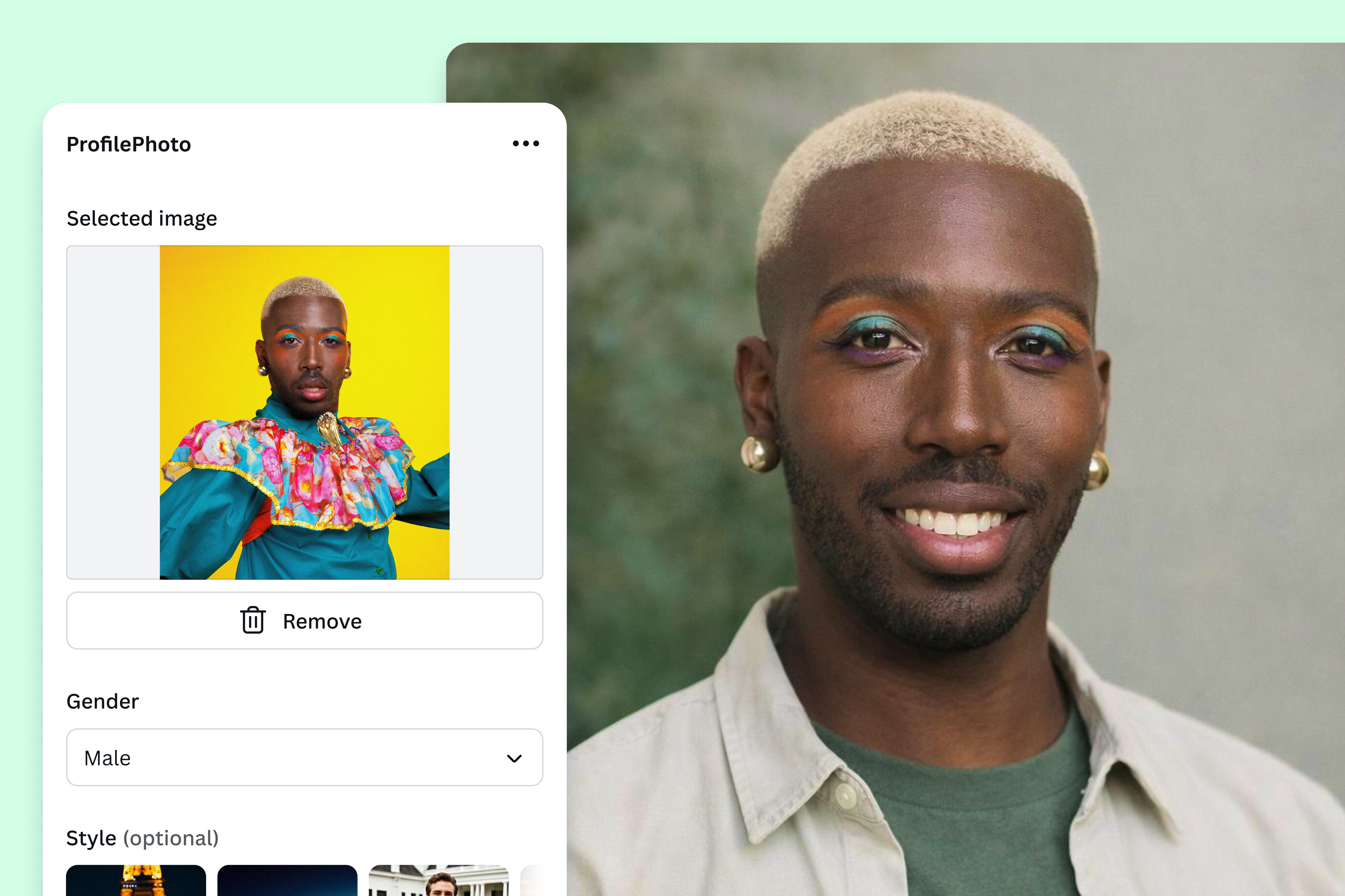 Free AI Profile Picture Generator | Canva
