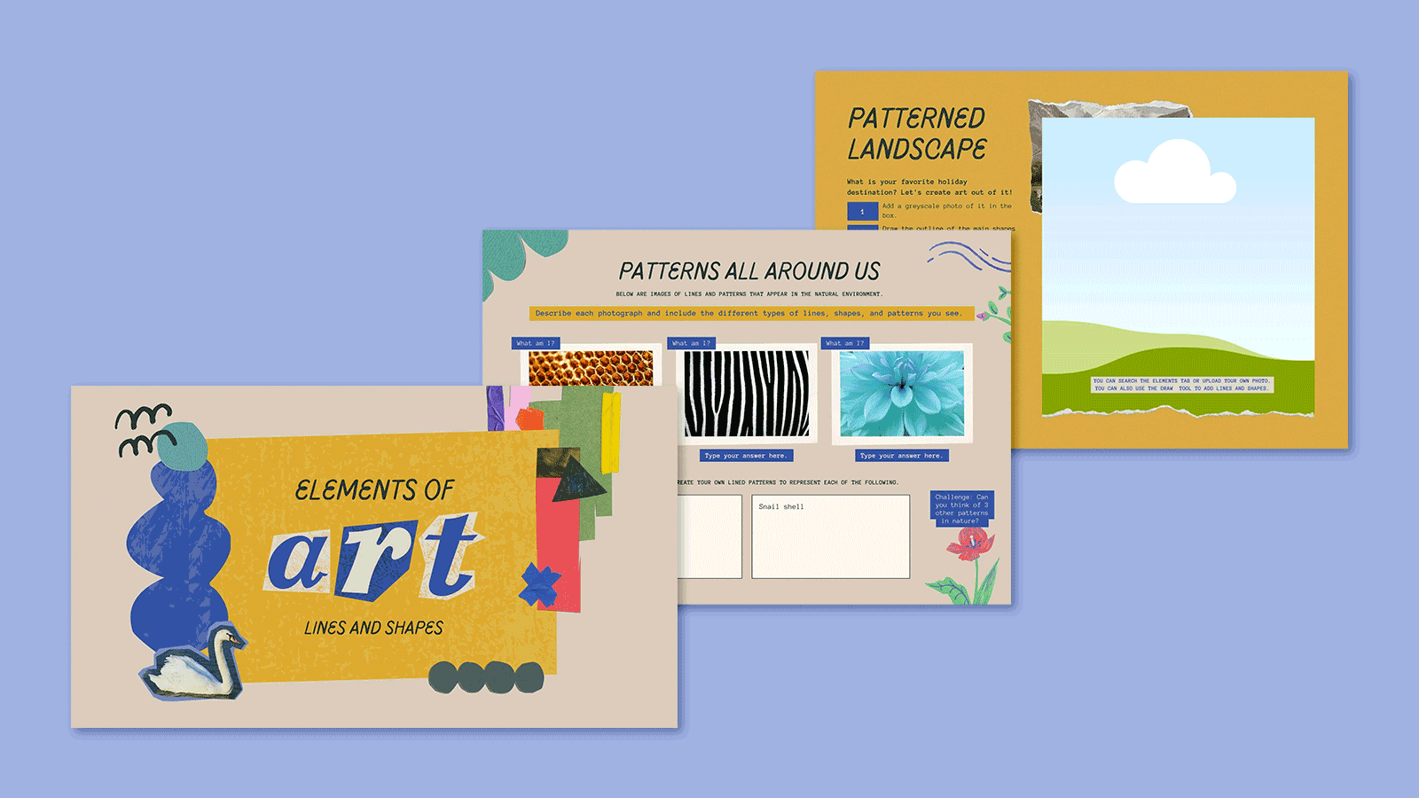 Introduction to Line, Shape and Pattern