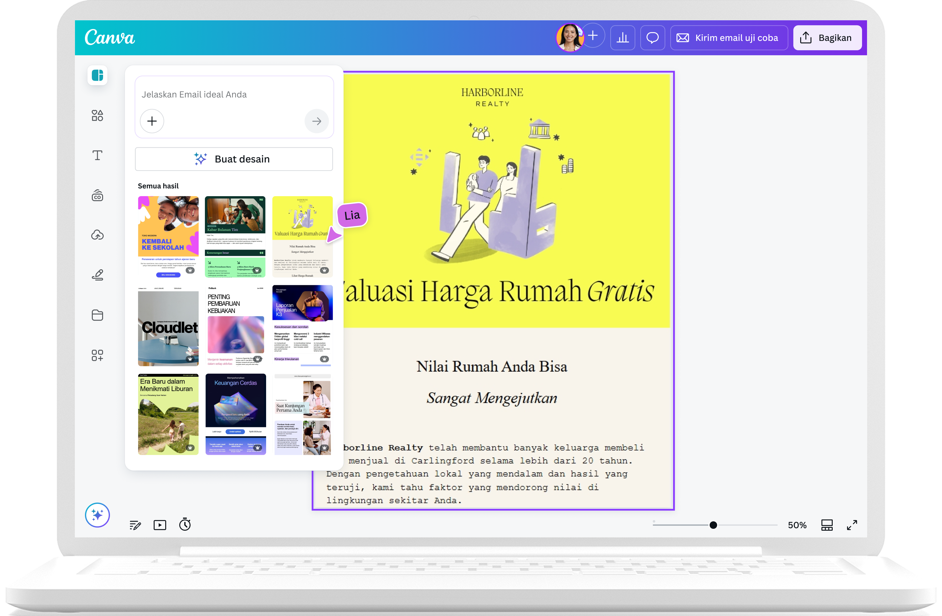 Pembuat desain email online gratis | Canva