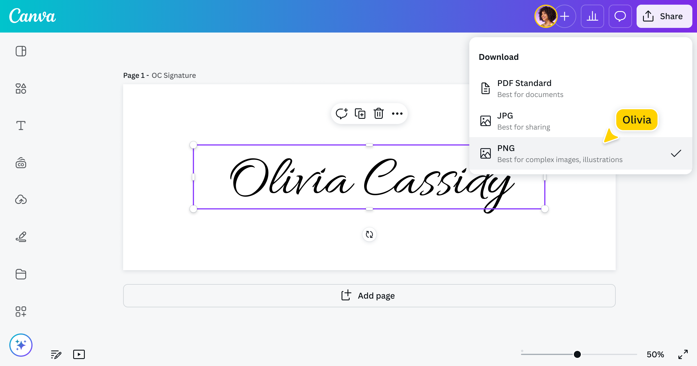 Free E-Signature Maker: Type or draw your signature | Canva