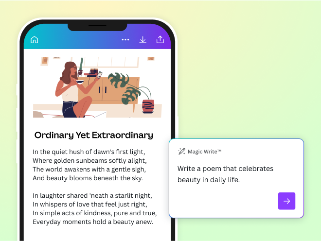 Online Poem Generator - AI Poem Maker | Canva