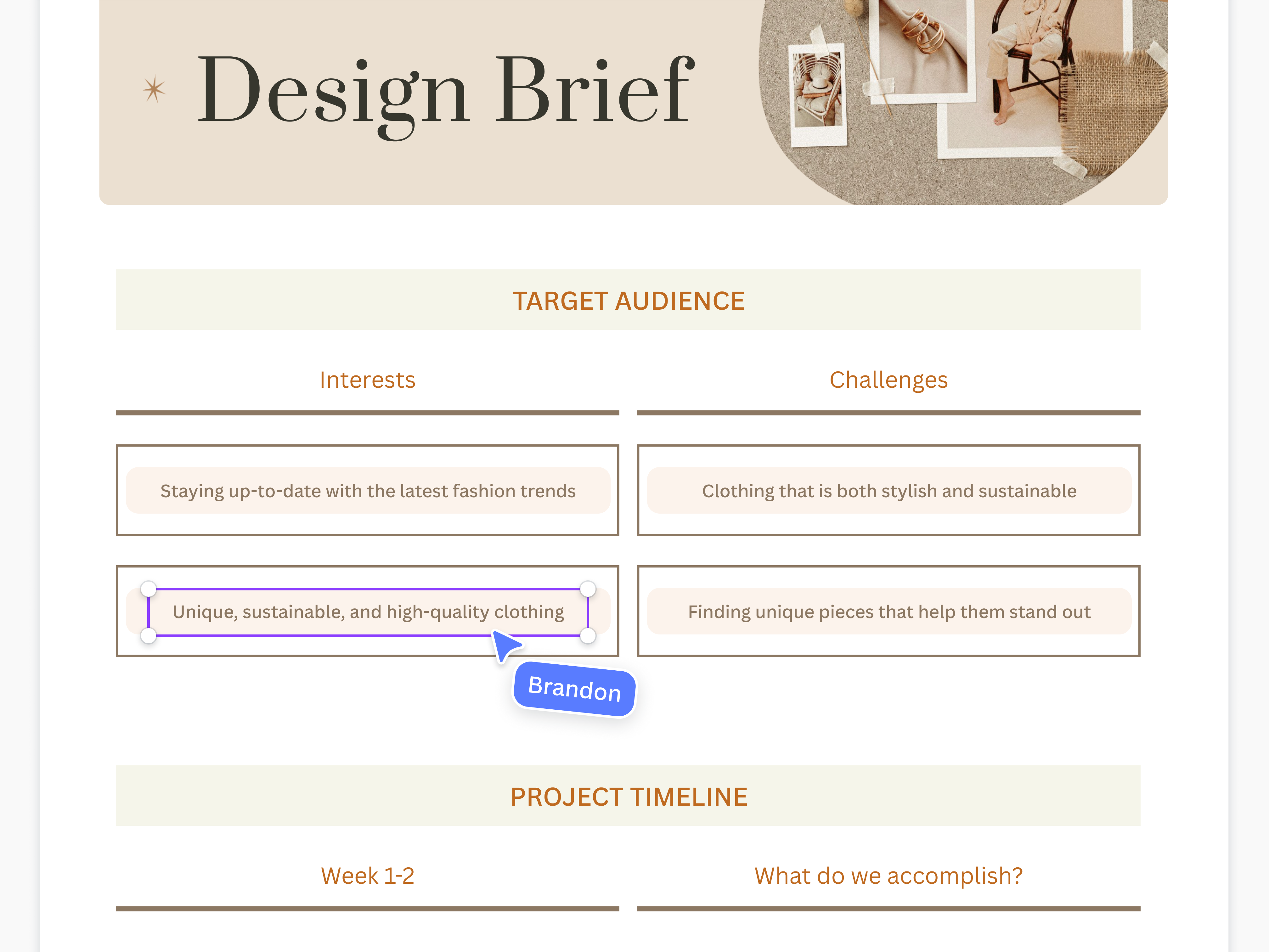 What is a Design Brief? (Templates and Tips) | Canva