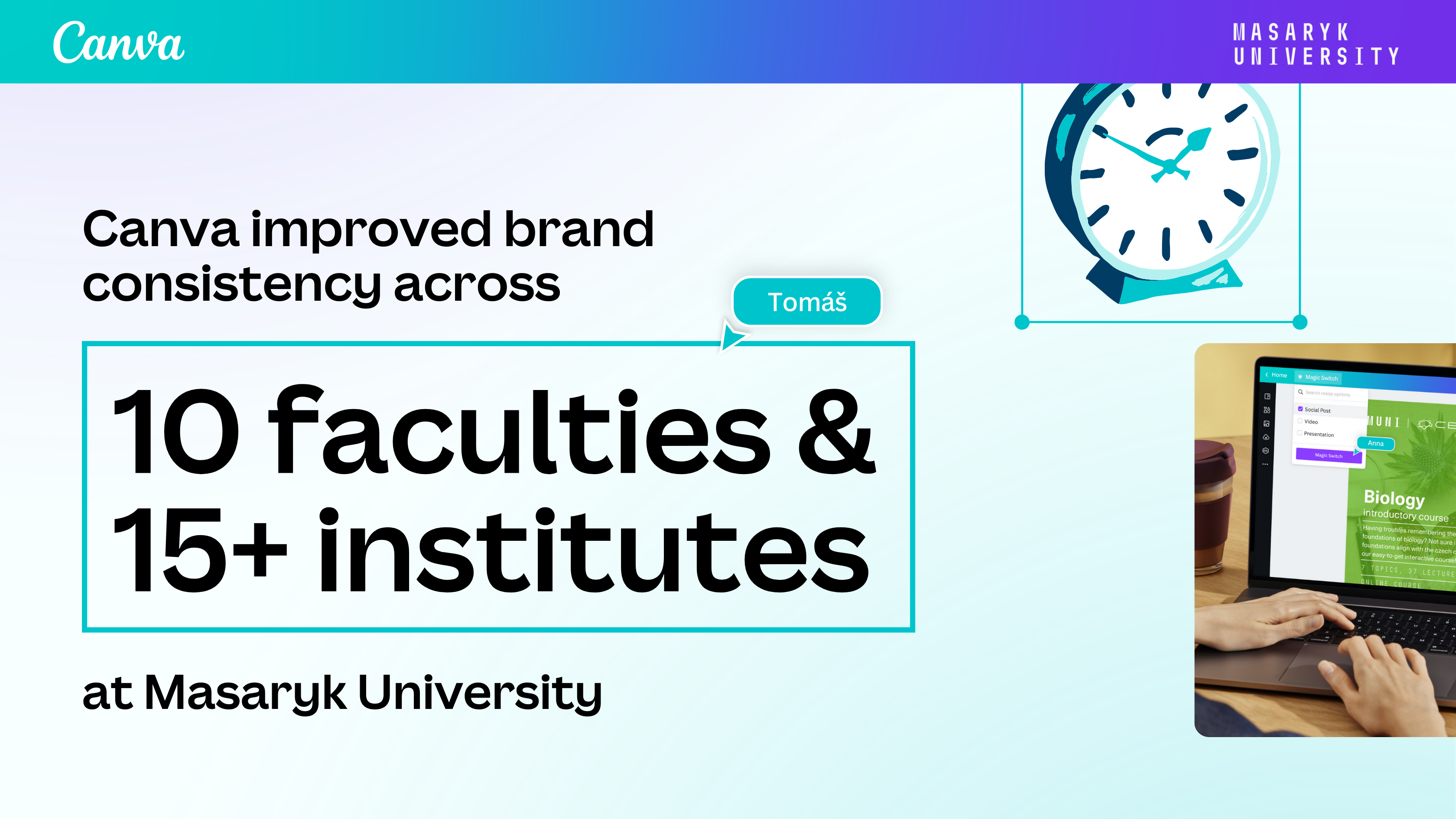 How Masaryk University saves 26 hours per week with Canva