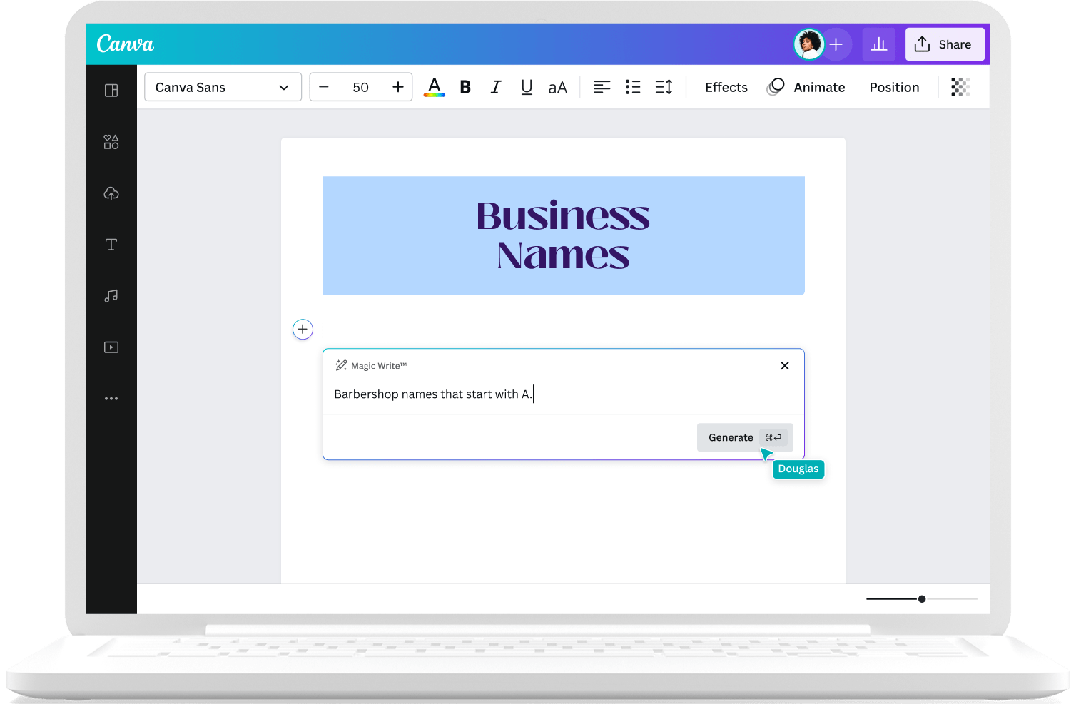 Free Business Name Generator | Canva