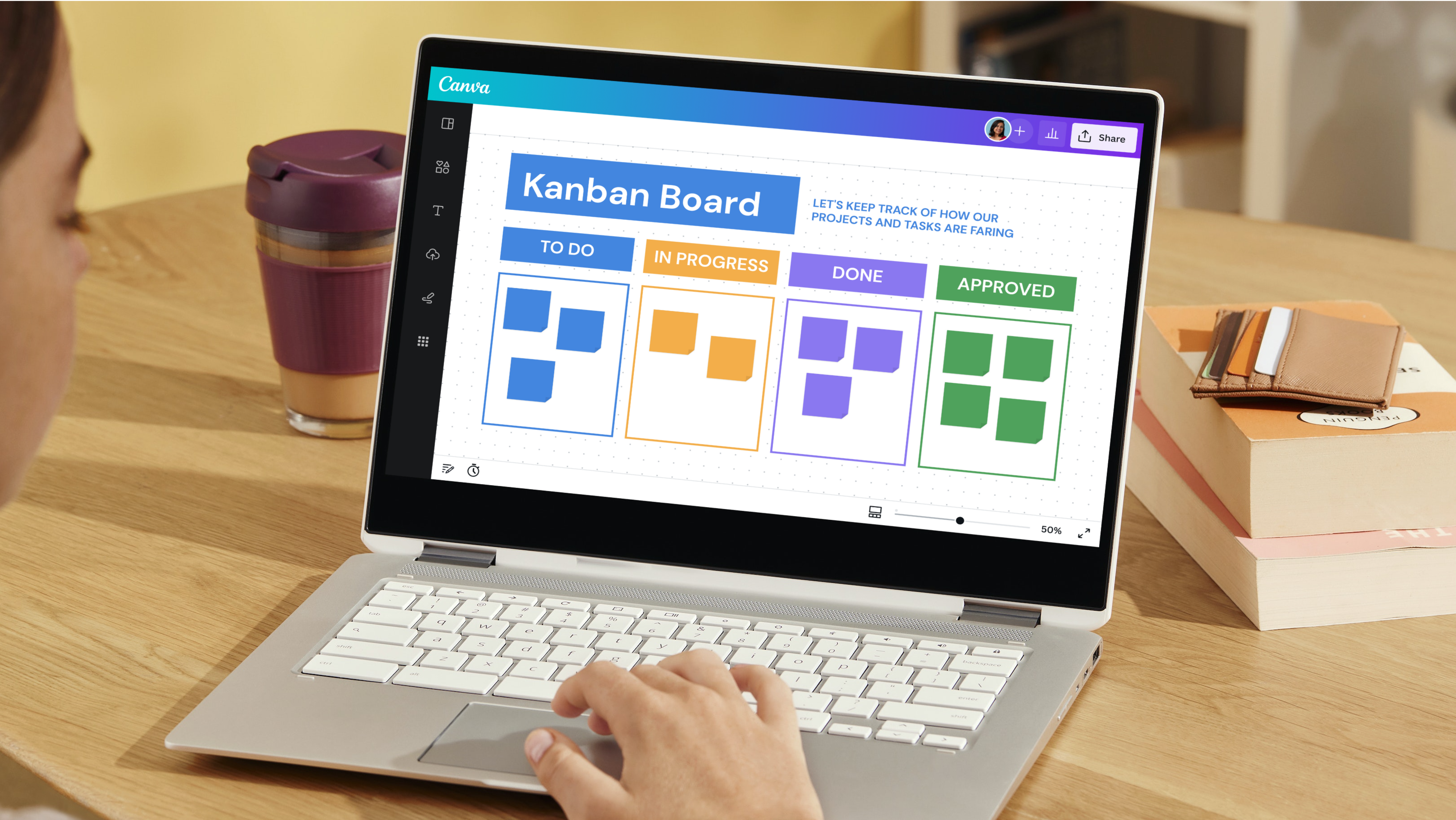 Hướng dẫn tạo Bảng Kanban Online: Mẫu miễn phí & Mẹo | Canva