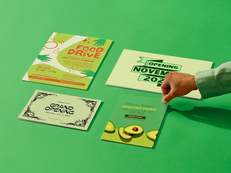 Flyers publicitarios y volantes para imprimir | Canva