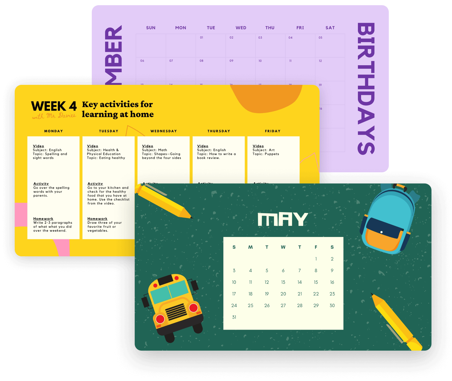 Diseña tu propio calendario gratis y online con Canva