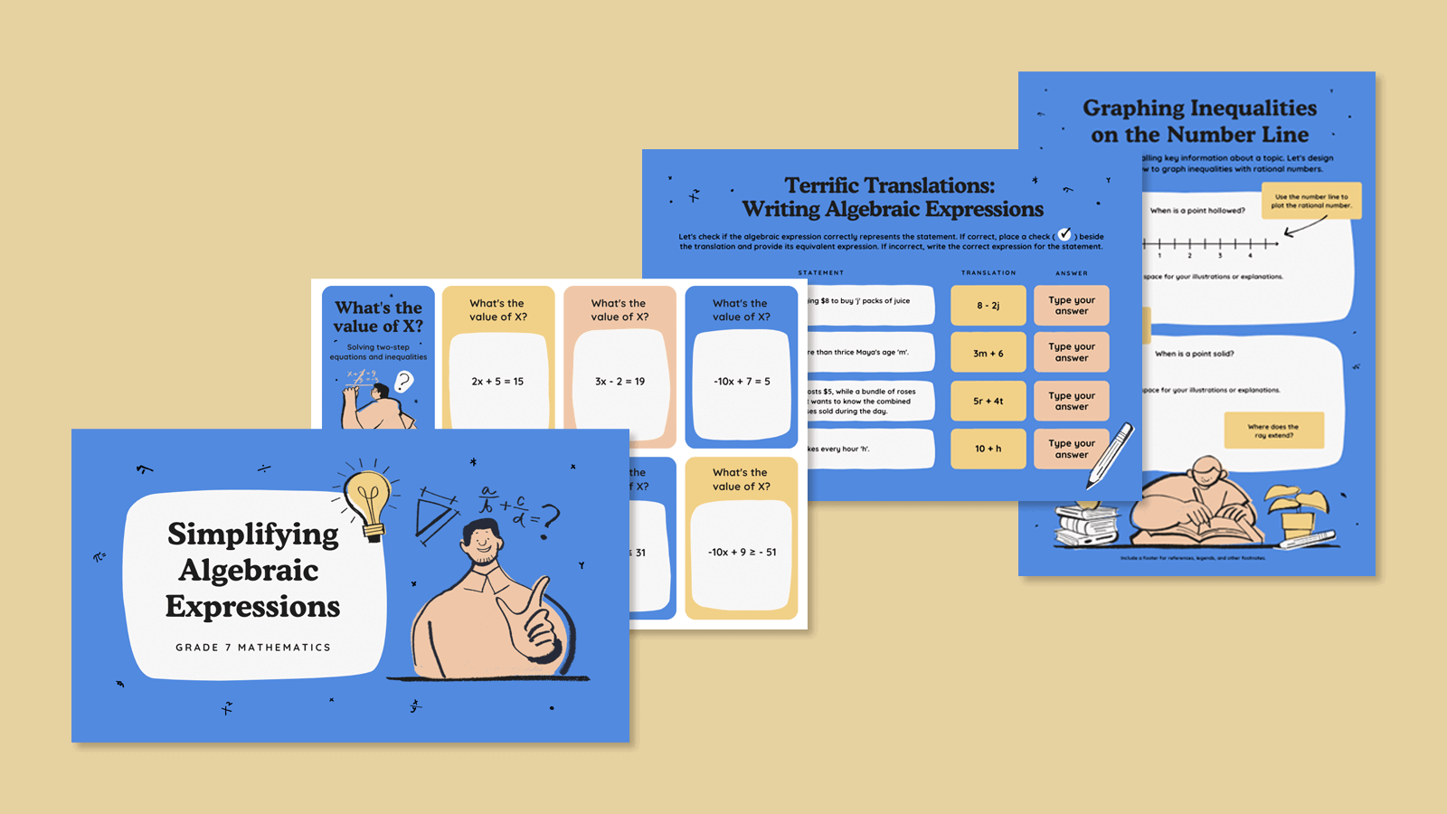 Algebraic Expressions and Inequalities