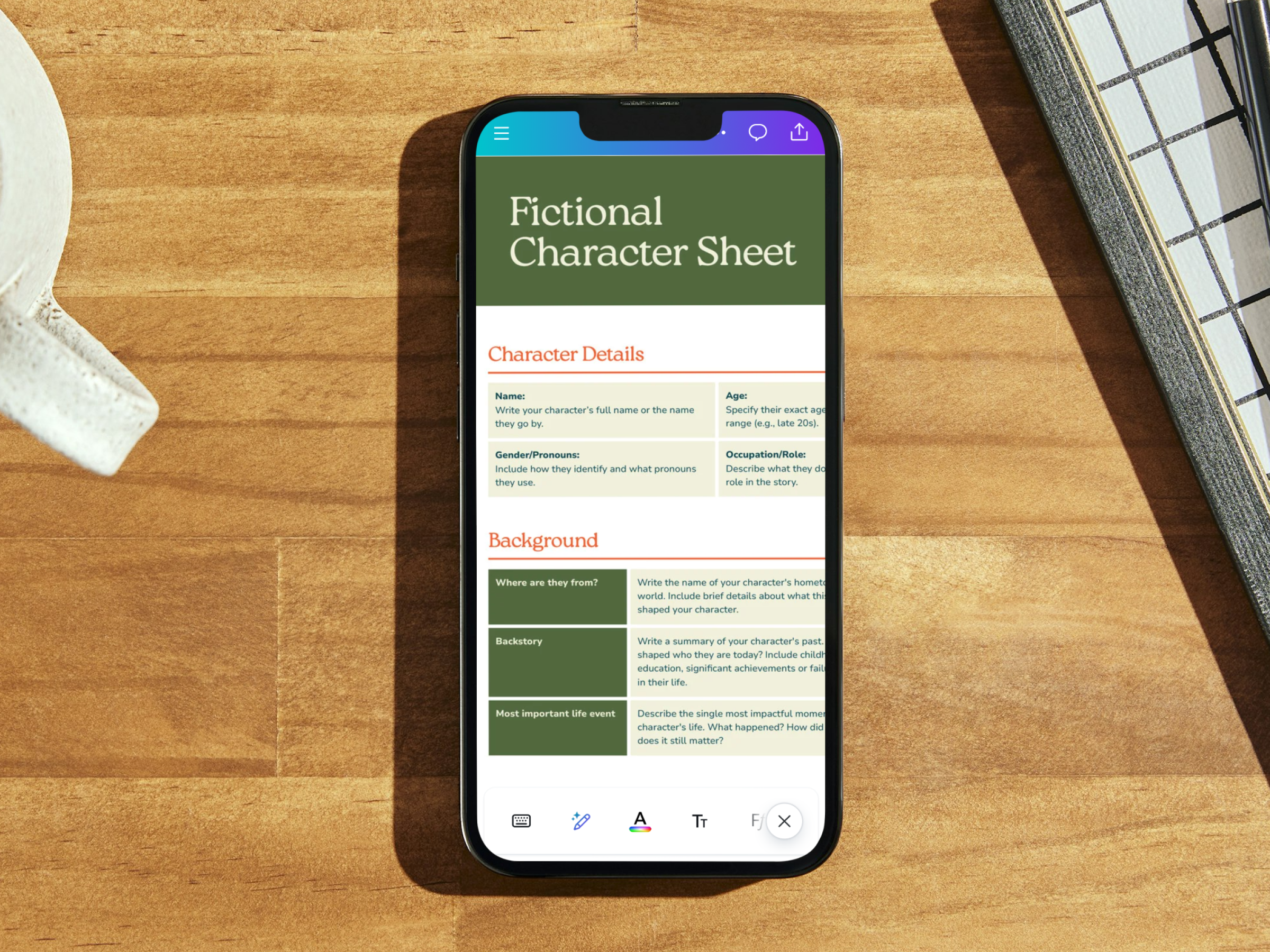 What is a Character Sheet Template? (Examples and Tips) | Canva